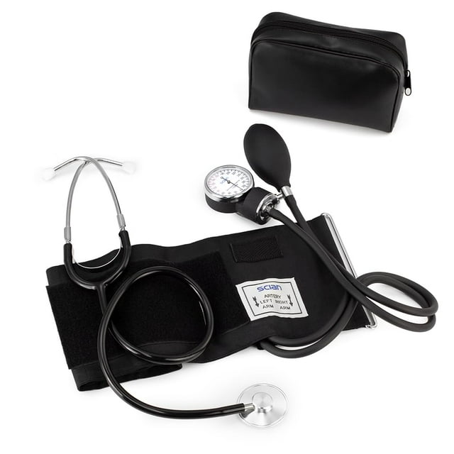 Scian Aneroid Sphygmomanometer Stethoscope Manual Blood Pressure ...