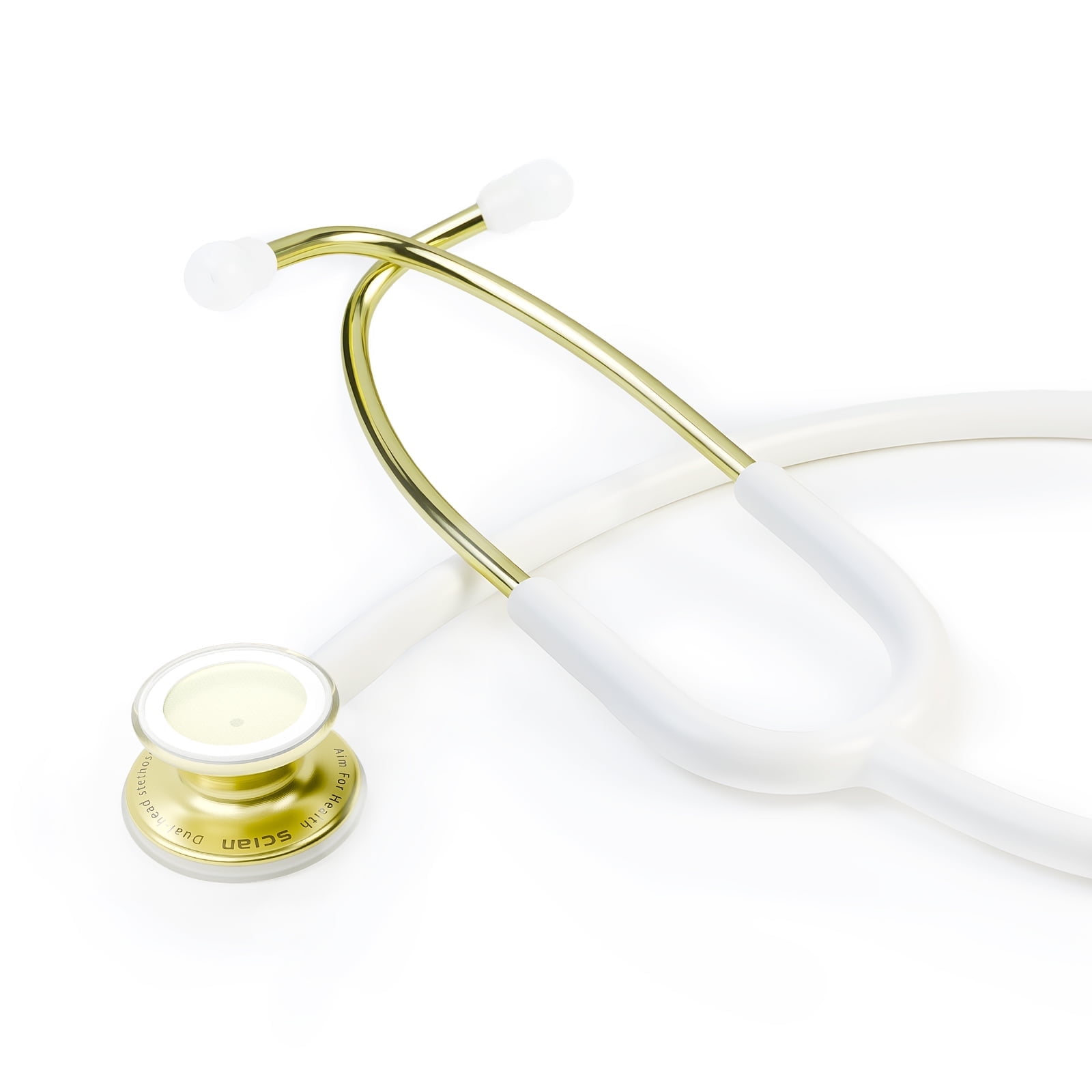 Scian Professional double-sided stethoscope with ear tips for use by ...