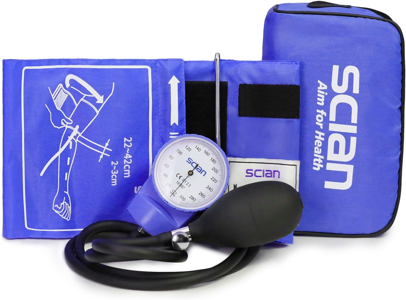 Scian Sphygmomanometer - Blood Pressure Cuff Manual with D-Ring ...