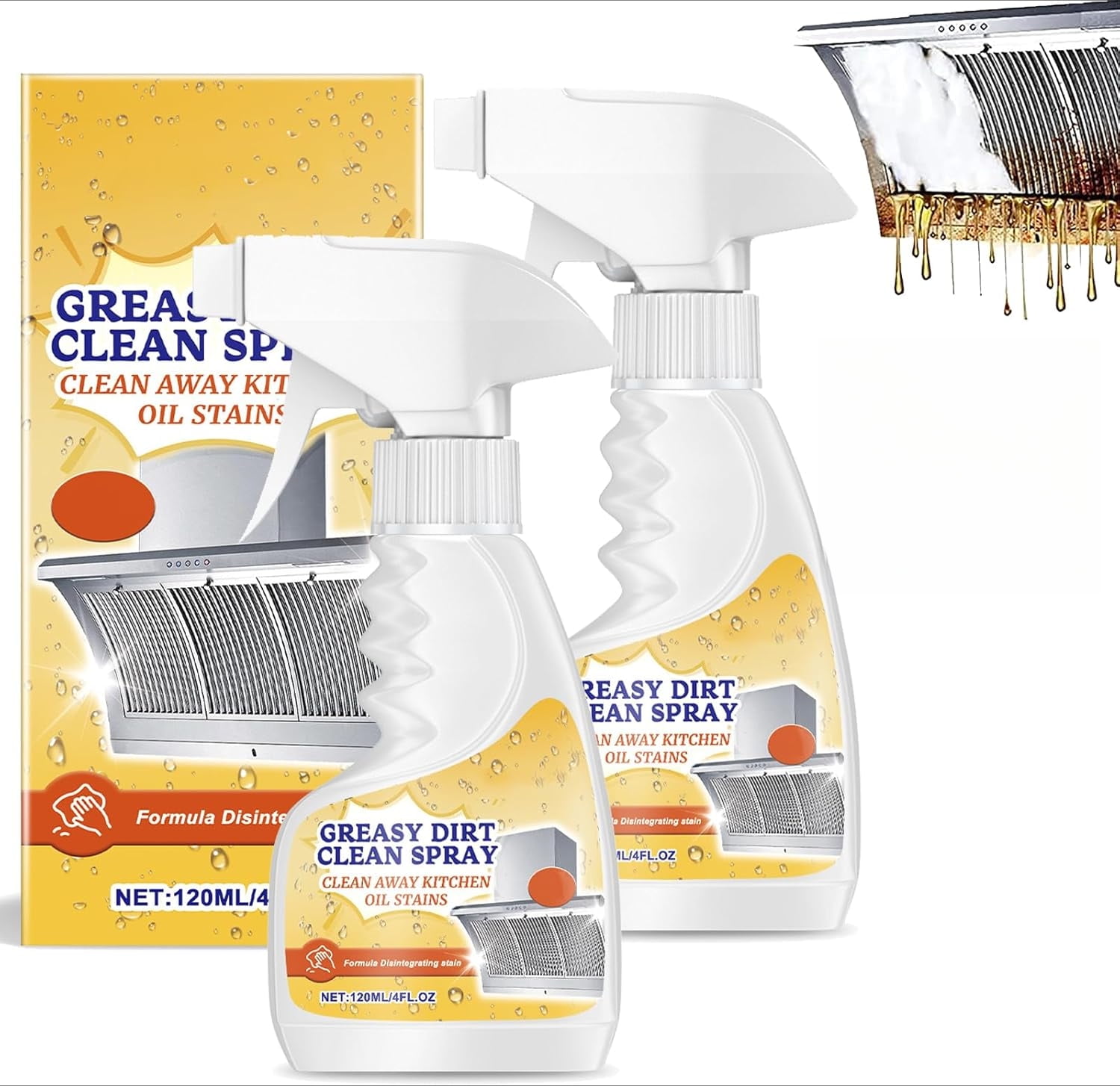 Sciasi Multifunctional Powerful Kitchen Foam Cleaner, 120ml/4fl.Oz ...