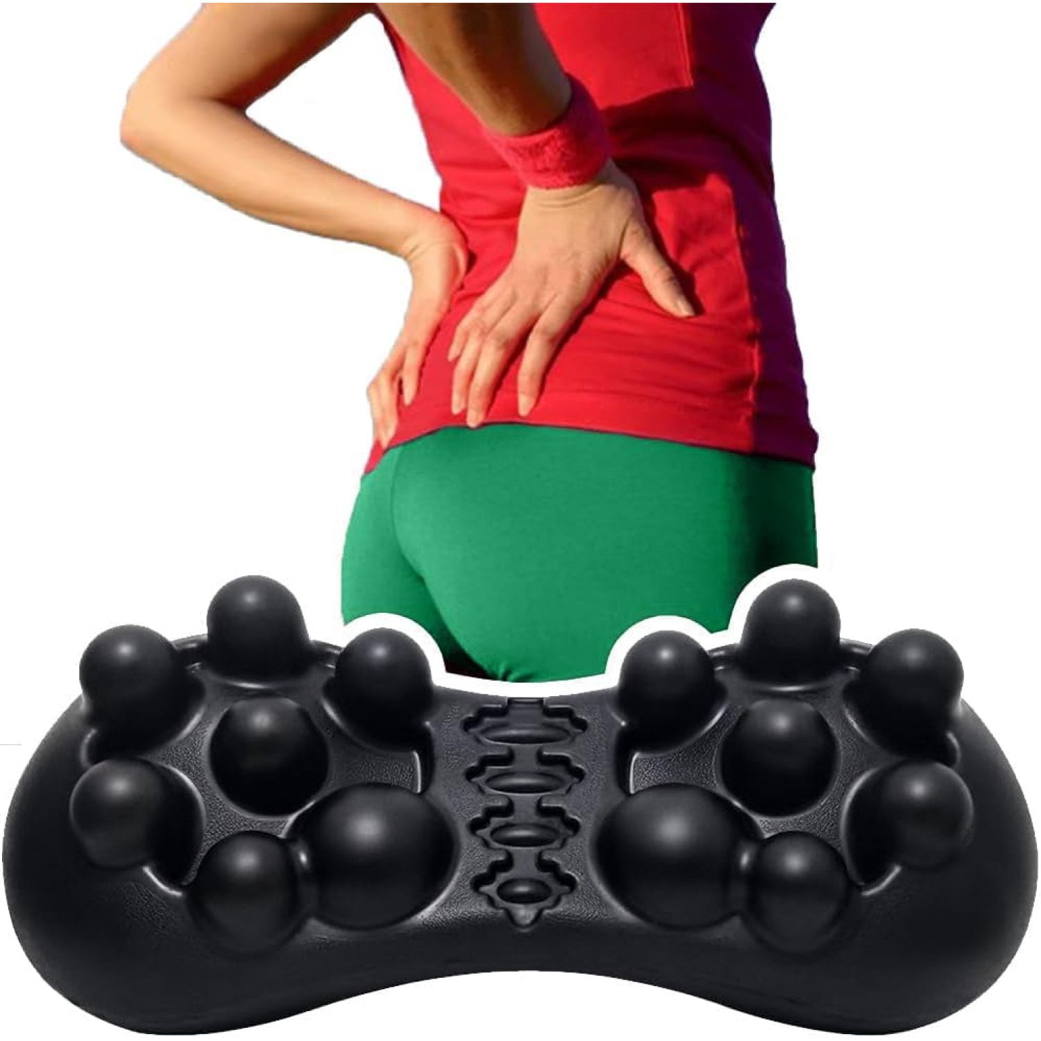 Sciatica Massager Deep Tissue for Butt and Lower Back, 14 Trigger ...