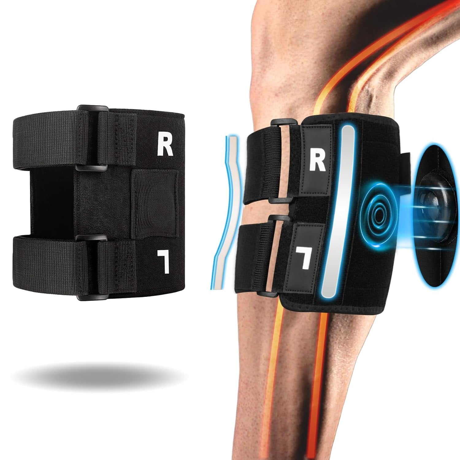 Sciatica Pain Relief Devices Brace with Dual Adjustable Compression ...