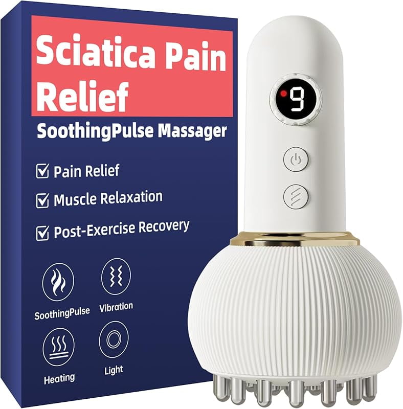 Sciatica Pain Relief Devices – Deep Tissue Massager with Multi-Mode ...