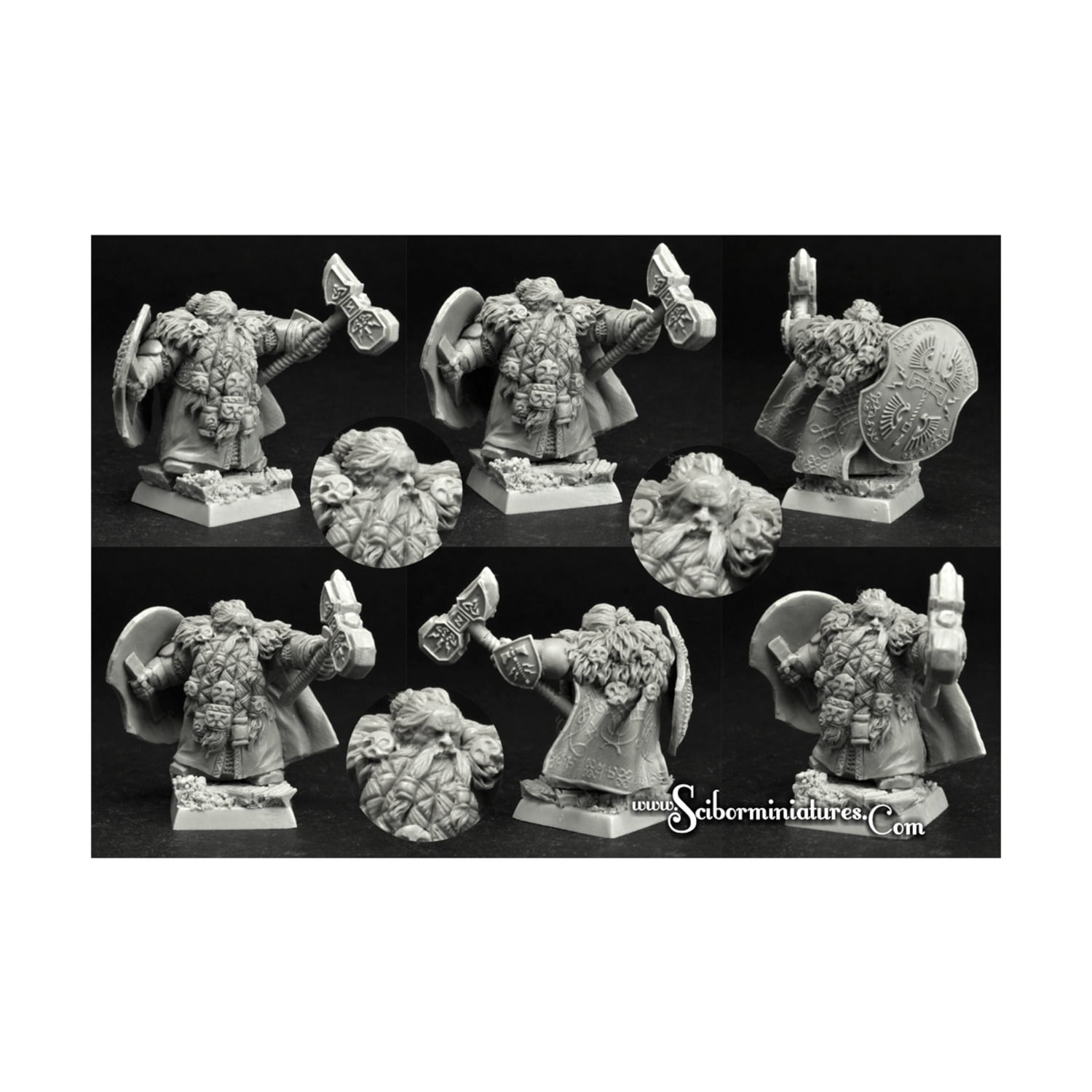 Scibor Monstrous Miniatures Dwarf Lord Boldri New - Walmart.com