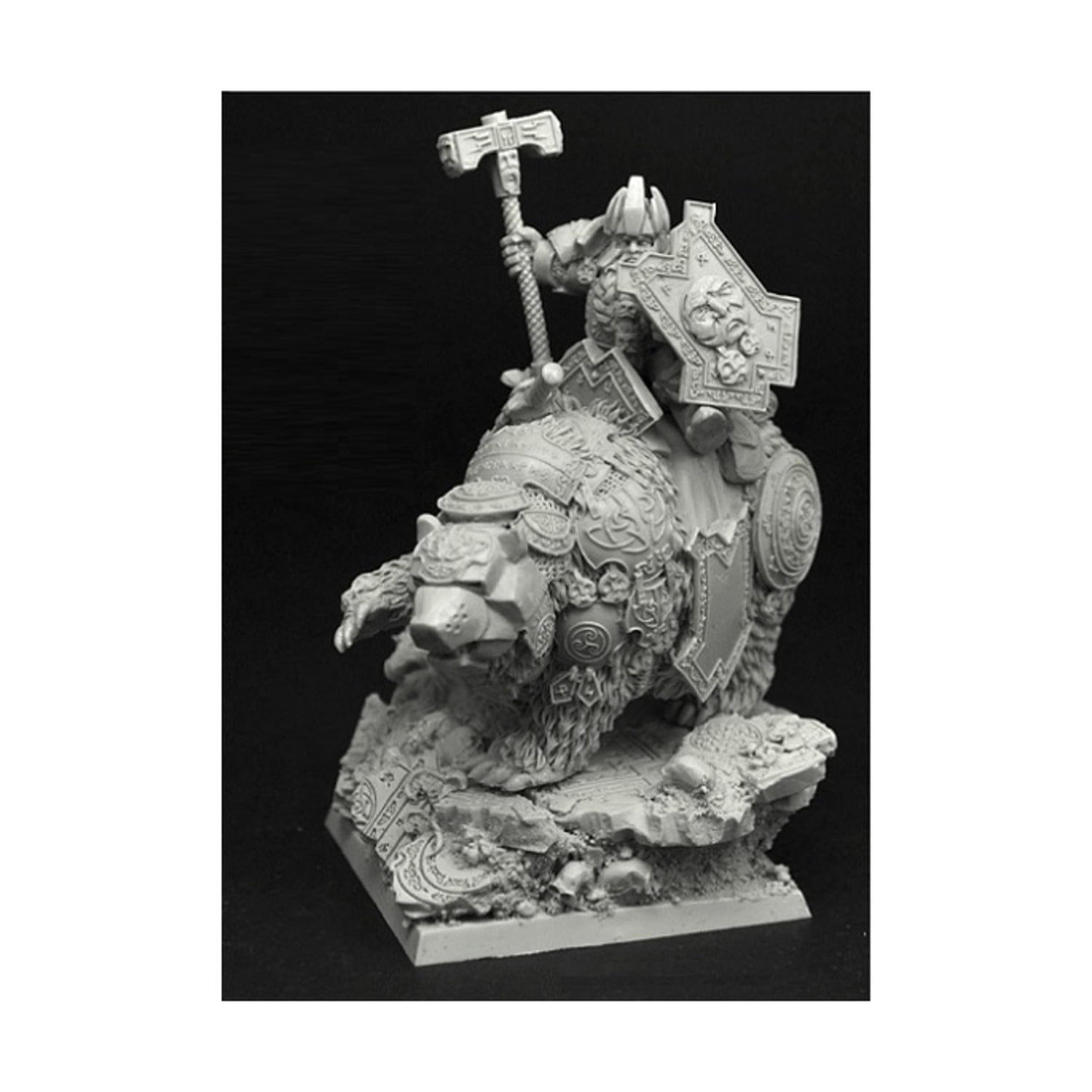 Scibor Monstrous Miniatures Dwarf Lord Thorin on War Bear New - Walmart.com