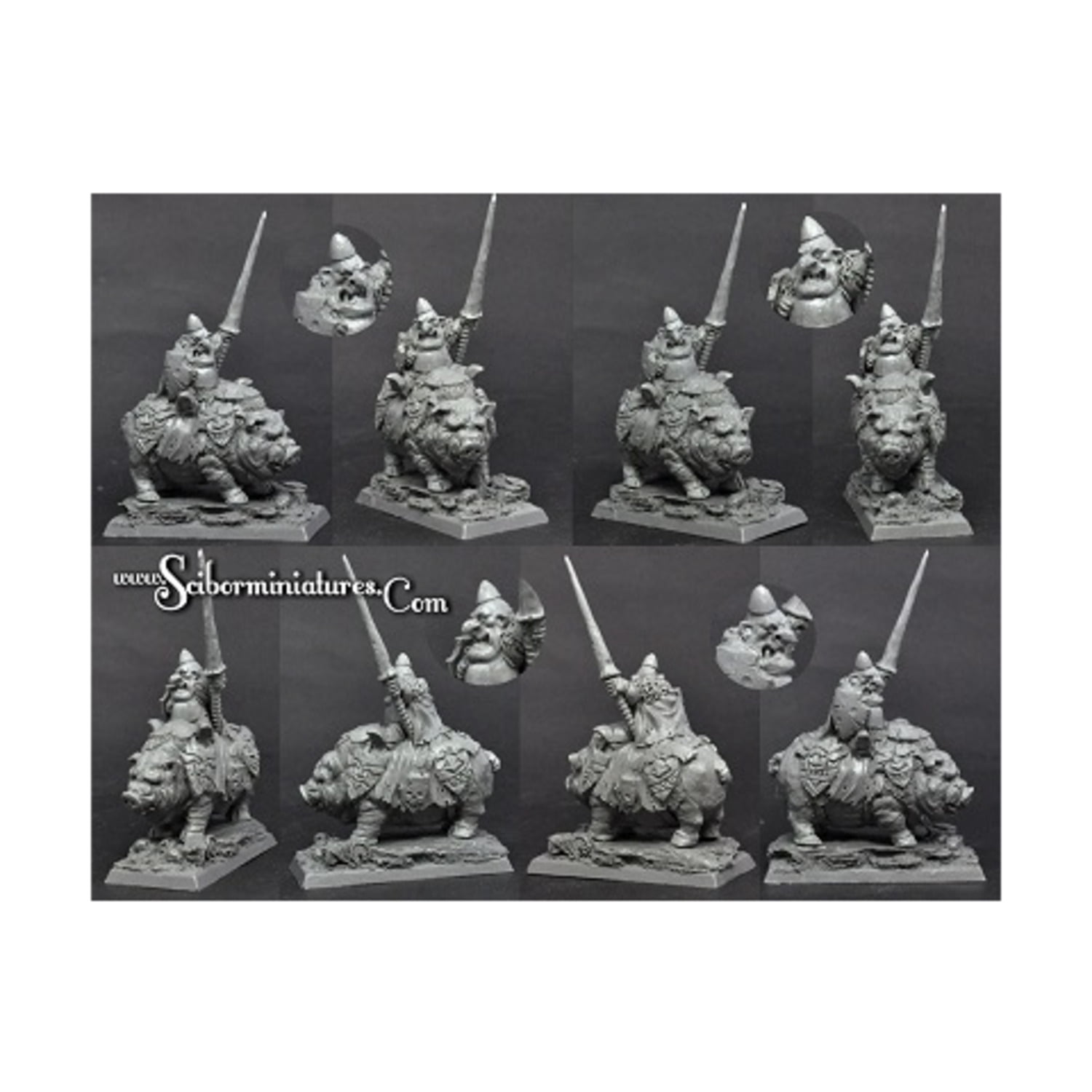 Scibor Monstrous Miniatures Goblin Knight on Pig New - Walmart.com