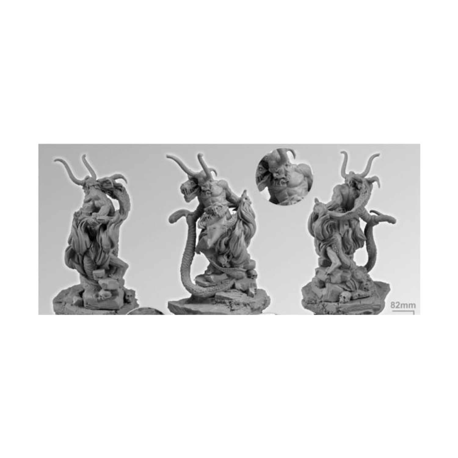 Scibor Monstrous Miniatures Great Demon New - Walmart.com