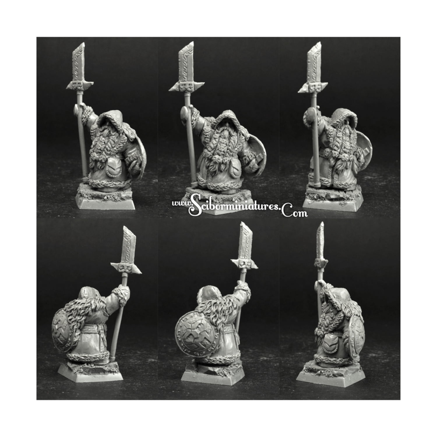 Scibor Monstrous Miniatures Ice Stronghold Dwarf #7 New - Walmart.com