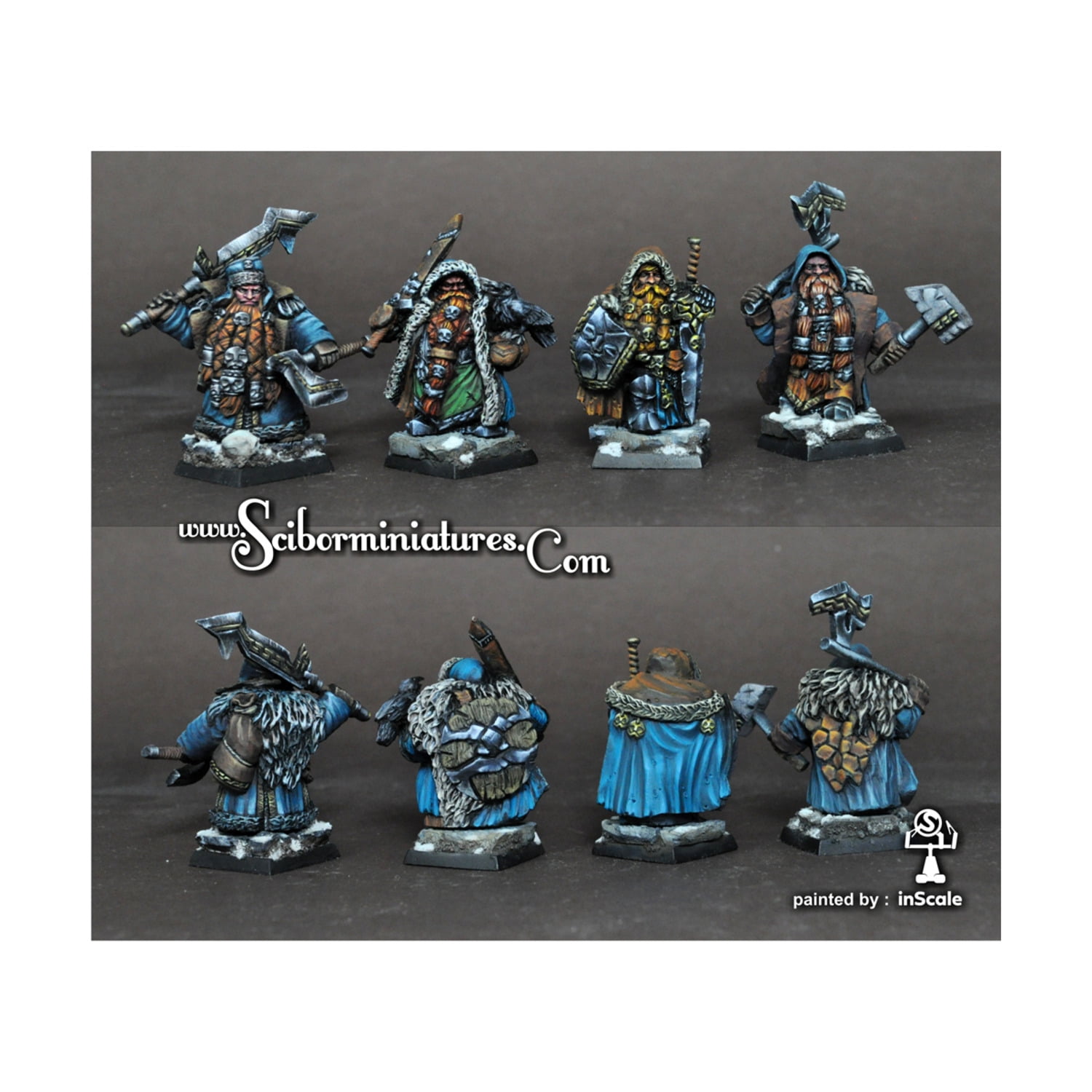 Scibor Monstrous Miniatures Ice Stronghold Dwarves Set #2 New - Walmart.com