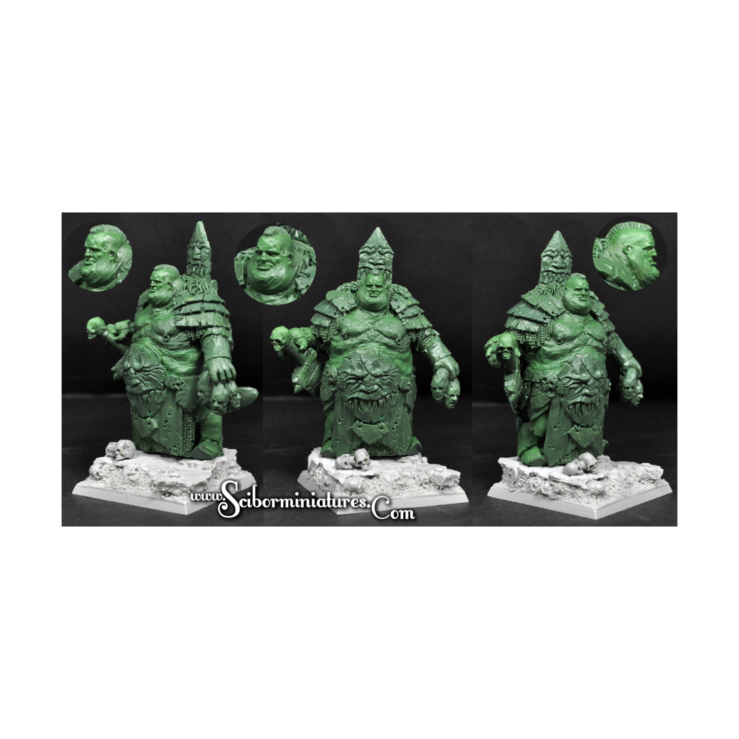 Scibor Monstrous Miniatures Mongolian Ogre Chief New - Walmart.com