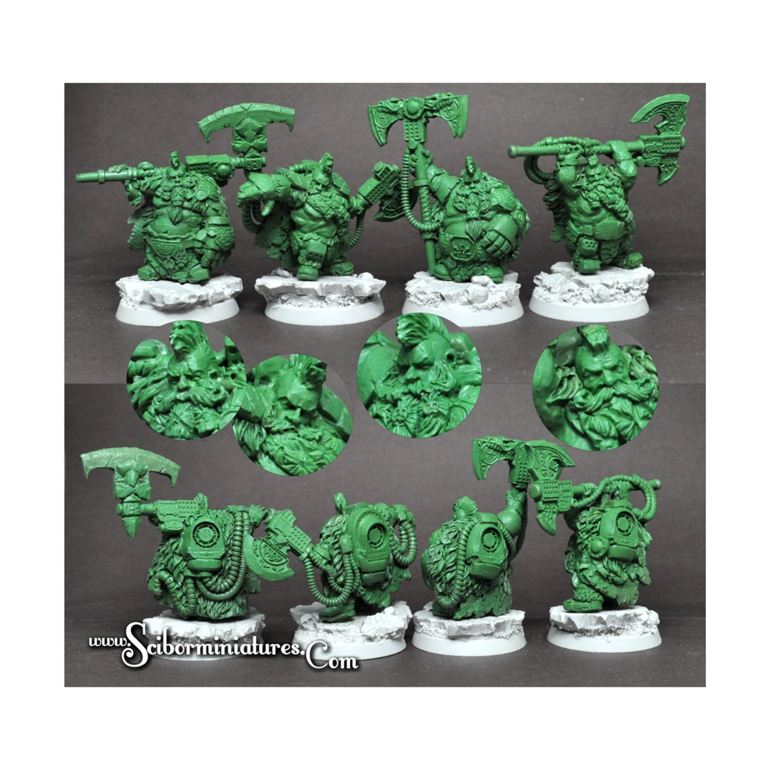 Scibor Monstrous Miniatures SF Dwarves Wild Chieftains Set New ...