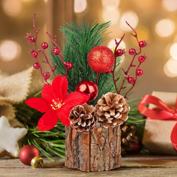 Needhep Christmas Decorations Mini Christmas Trees, Small Christmas ...