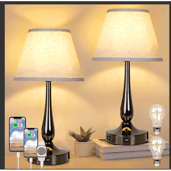 Night Stand Lamps Set 2