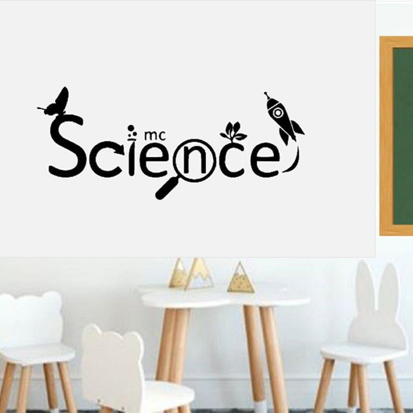 ScienScience Wall Decal Classroom School Wall Stickers Science Lab ...