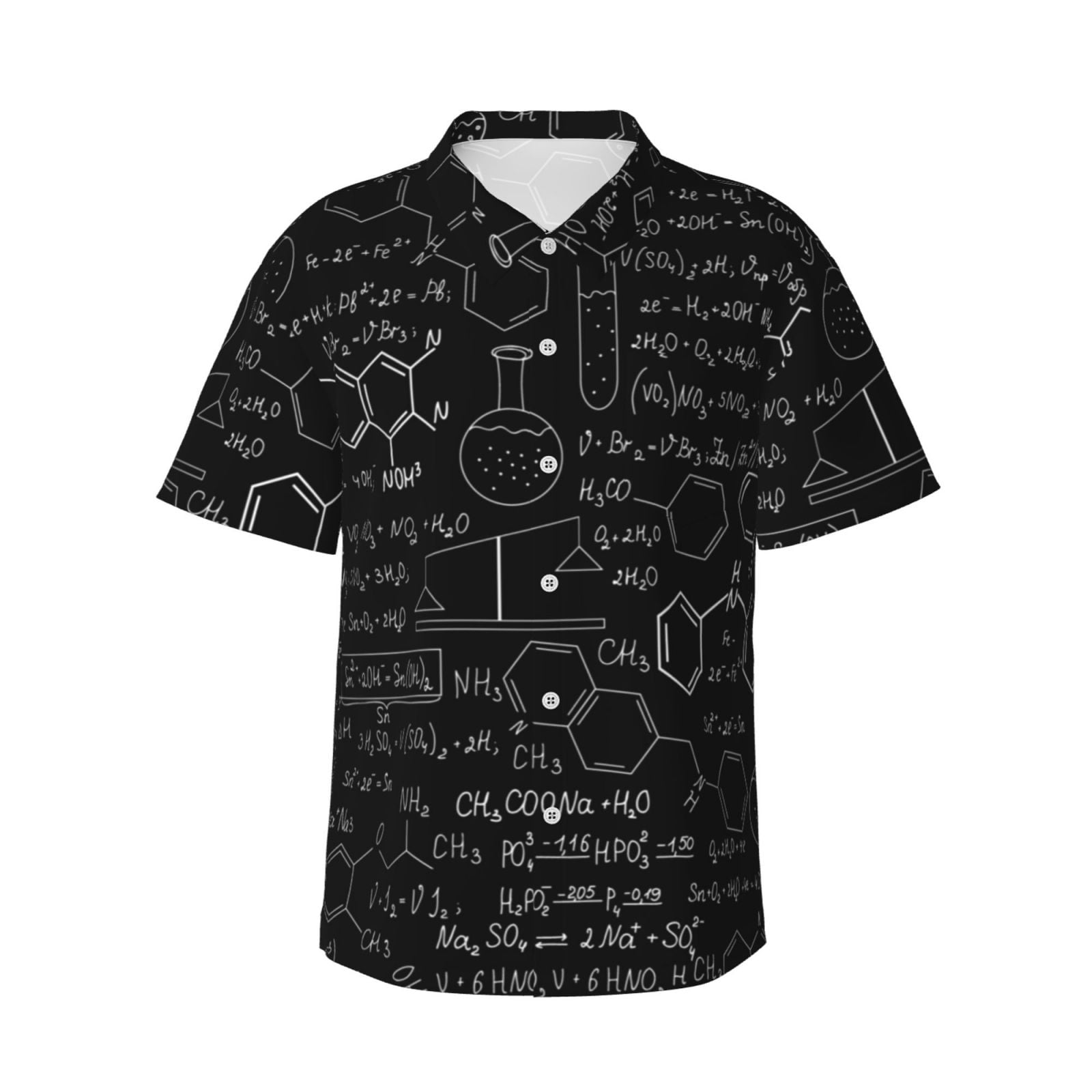 Science And Chemistry Men'S 3d Print Casual Button Down Shirts, Novelty ...