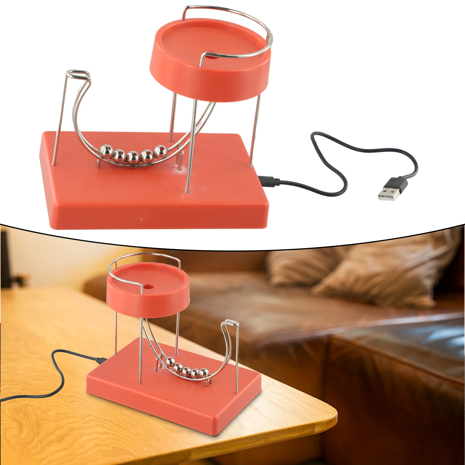 Science Art Perpetual Motion Machine Sculpture Office Home Table ...