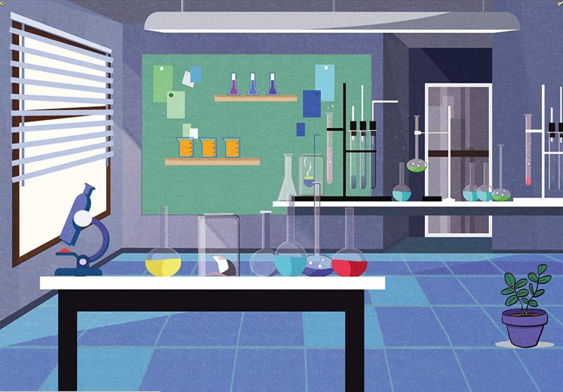 Science Background Custom Birthday Backdrop Scientific Baby Shower ...