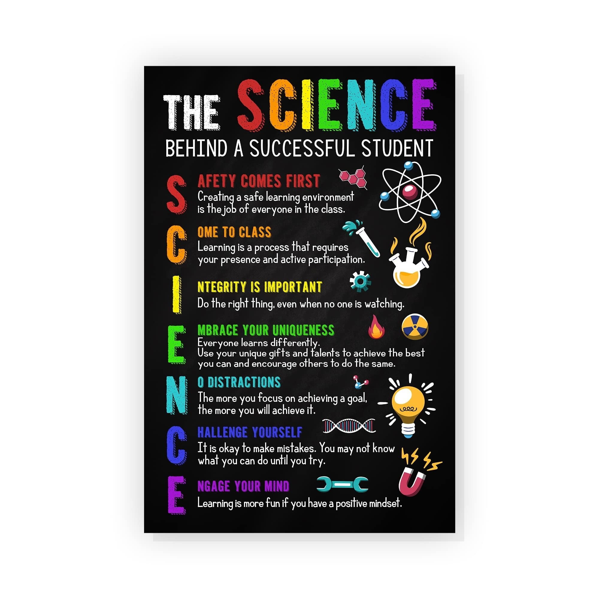 The Science Behind a Successful Student Poster Science Classroom Decor ...