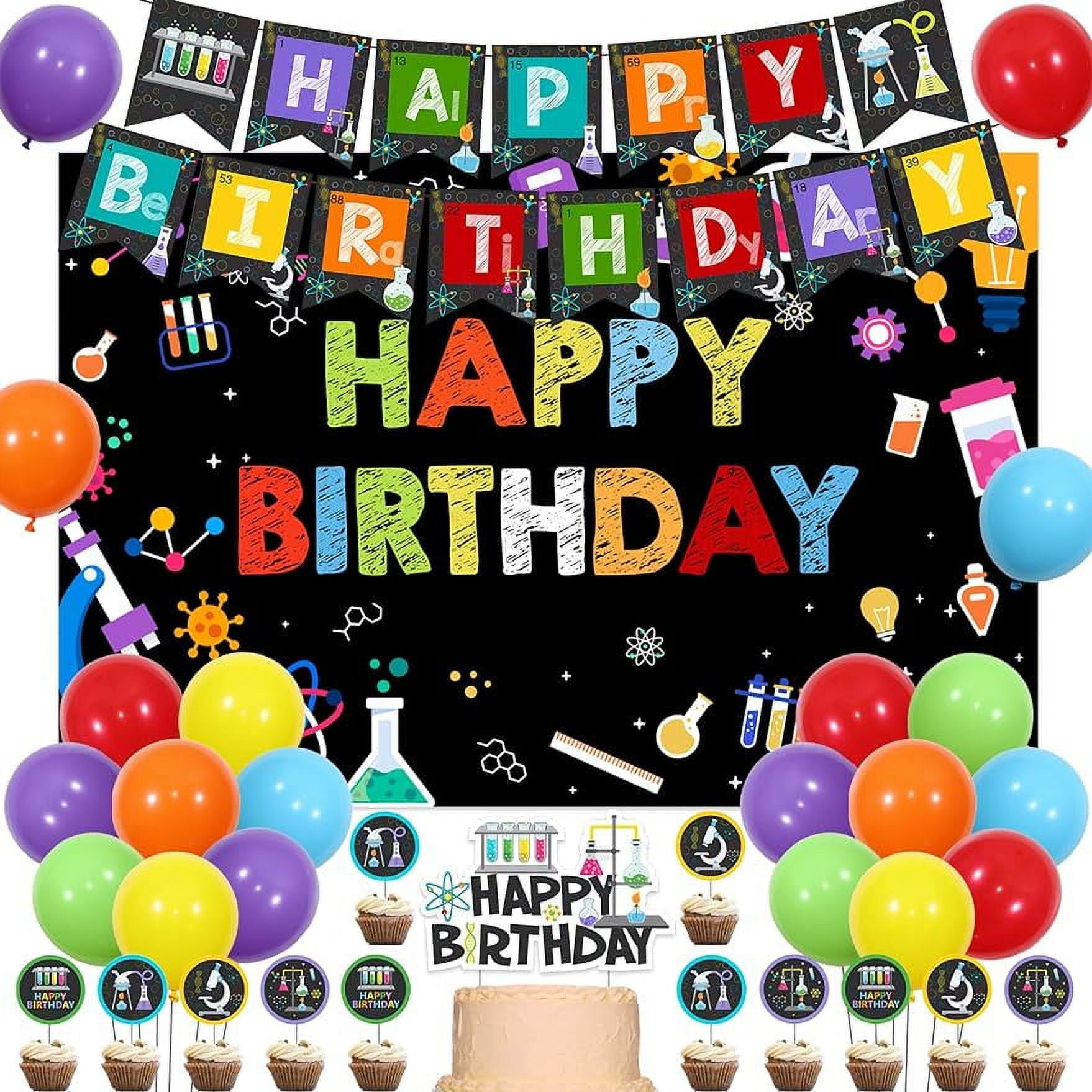 Science Birthday Party Decorations Boy - Science Themed Birthday Party ...