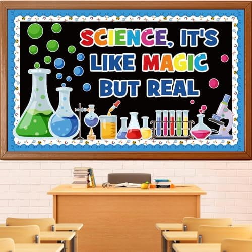 Science Bulletin Board Decorations Set, Chemistry Lab Apparatus ...