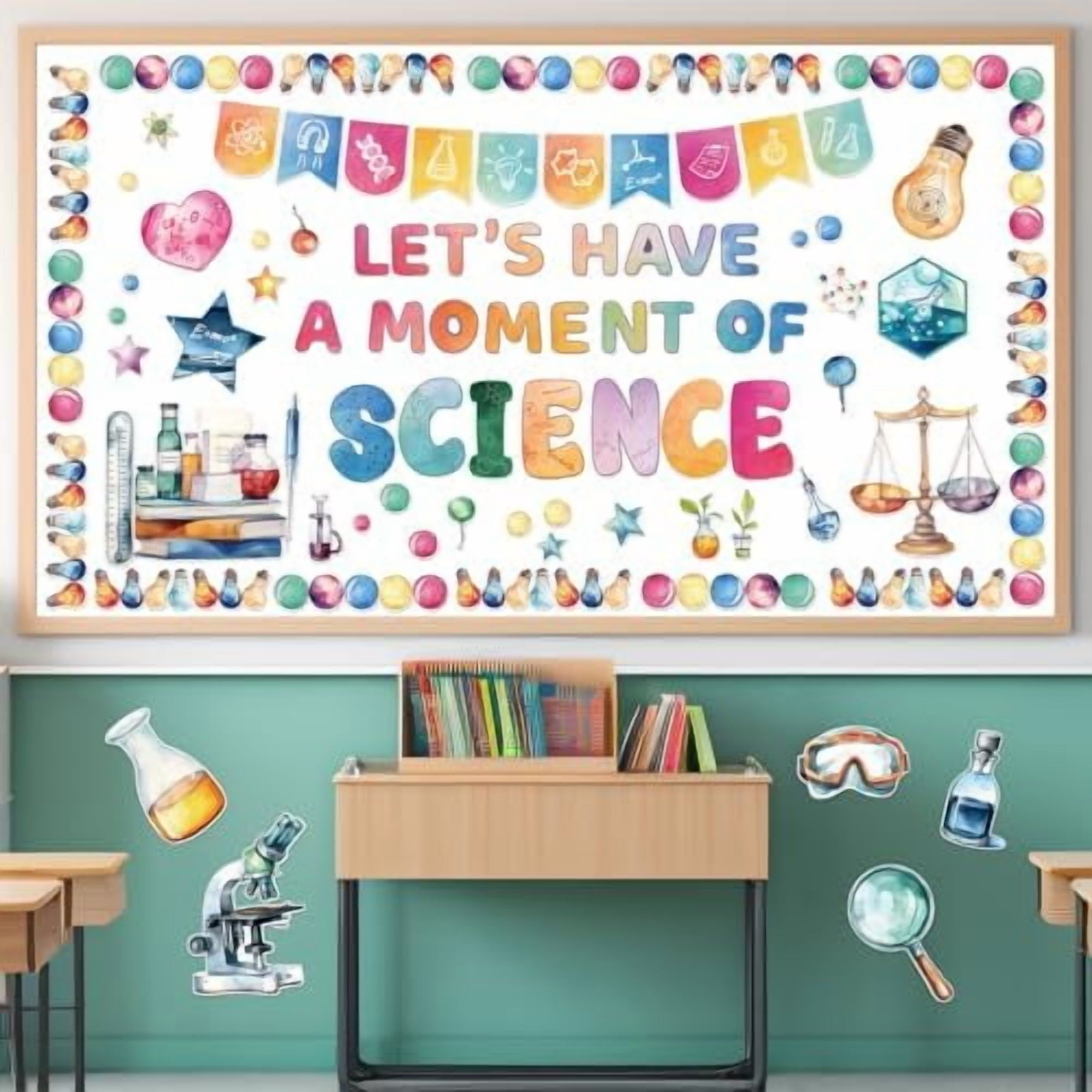 Science Bulletin Board Set for Classroom Decorations Scientific Cutouts ...