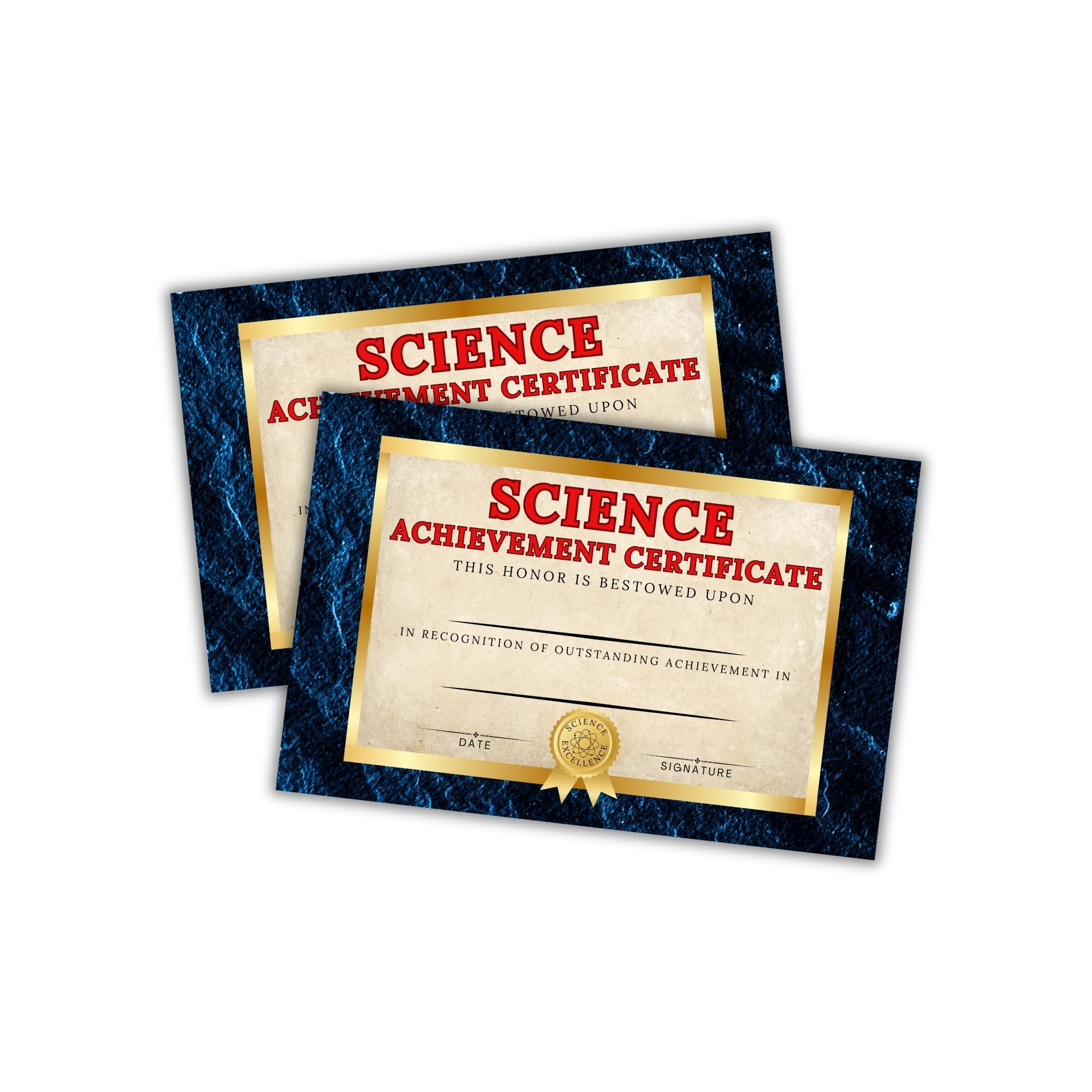 Science Certificate of Excellence 30pk 6x9 Cardstock Award Student Fair ...