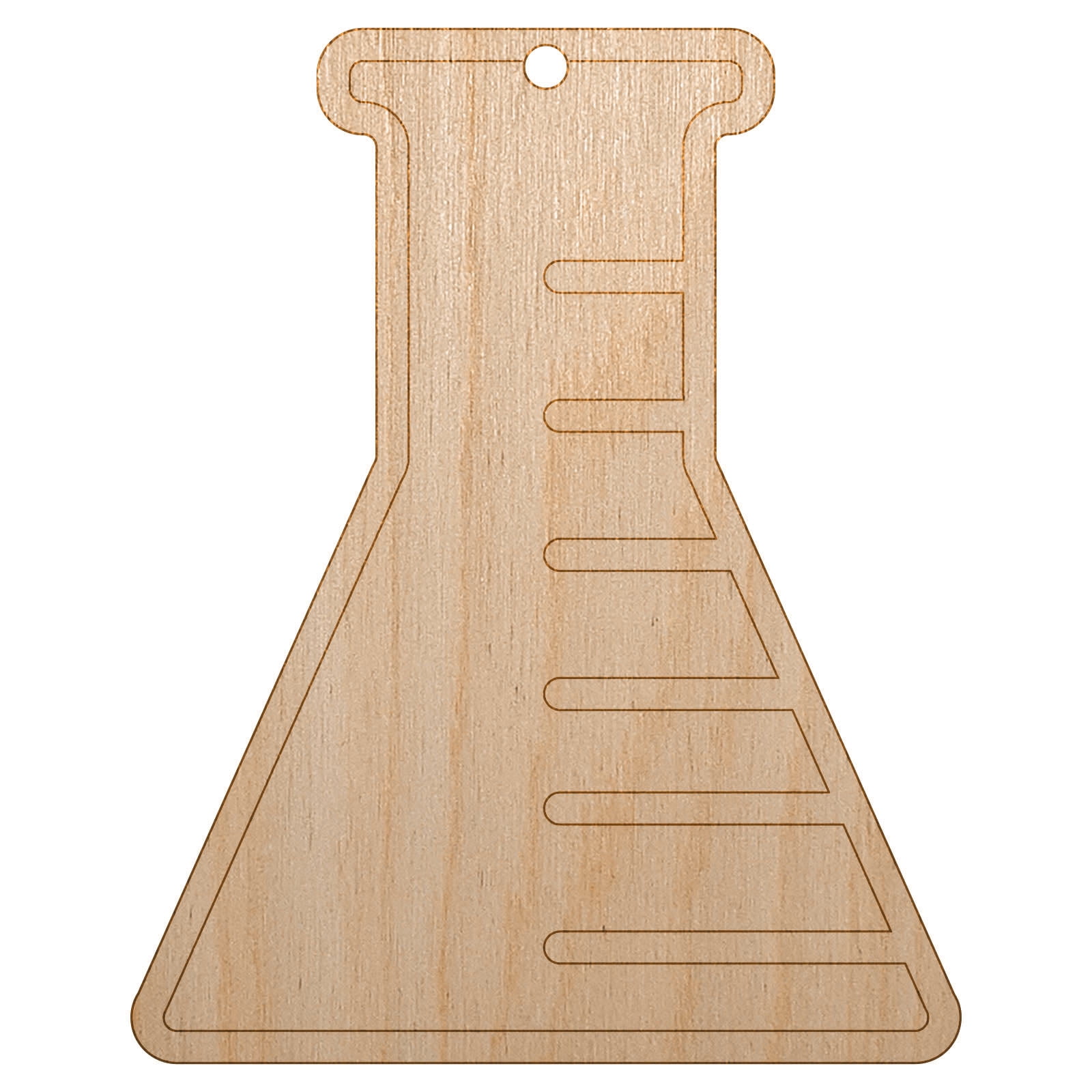 Science Chemistry Beaker Flask Wood Holiday Christmas Tree Ornament ...