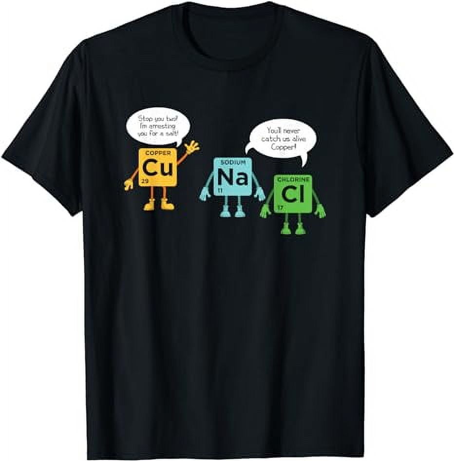 Science Chemistry Periodic Table Funny Scientist Nerd Geeks T-Shirt ...