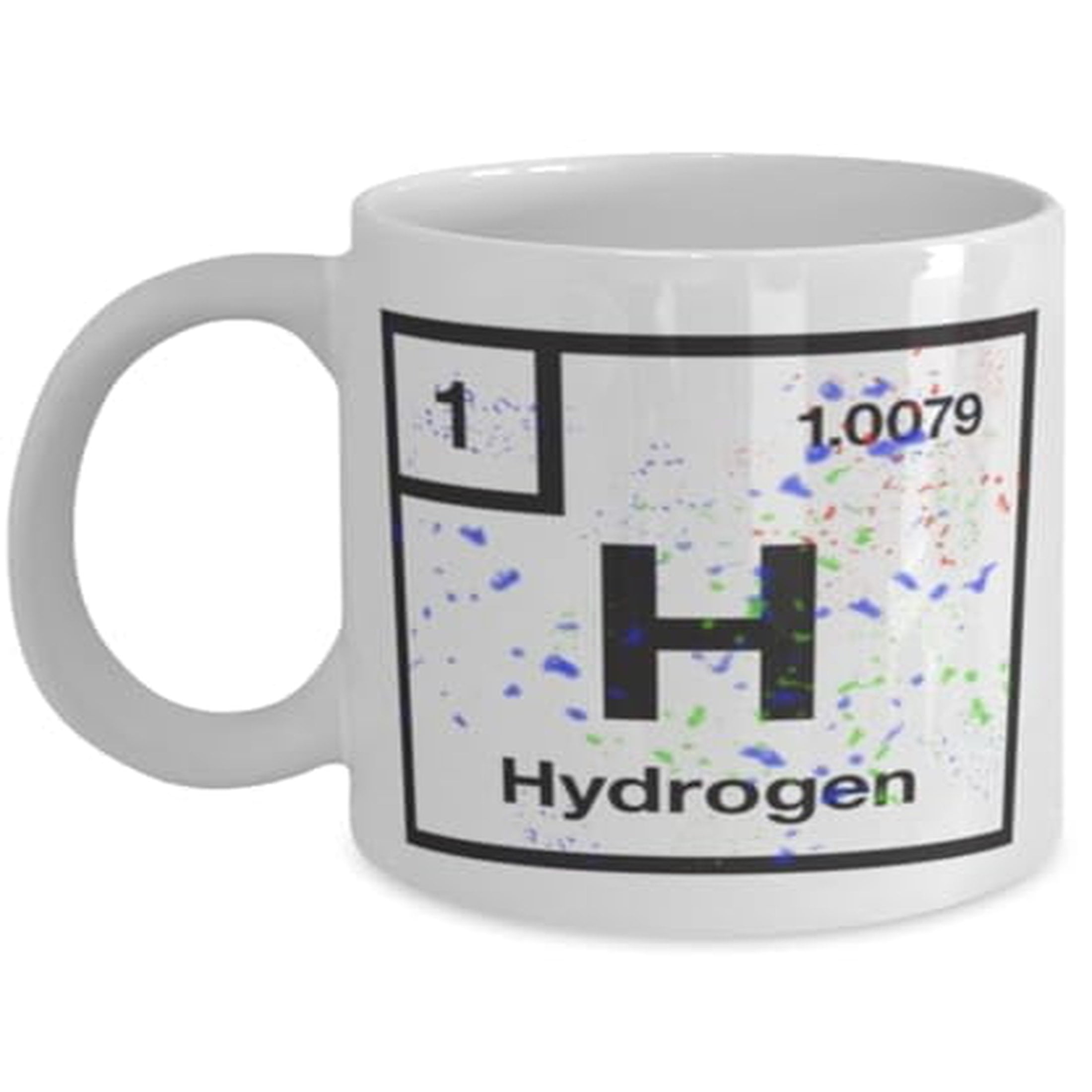 Science Coffee Mug, Hydrogen Elemental Table, Chemistry Gift, White ...