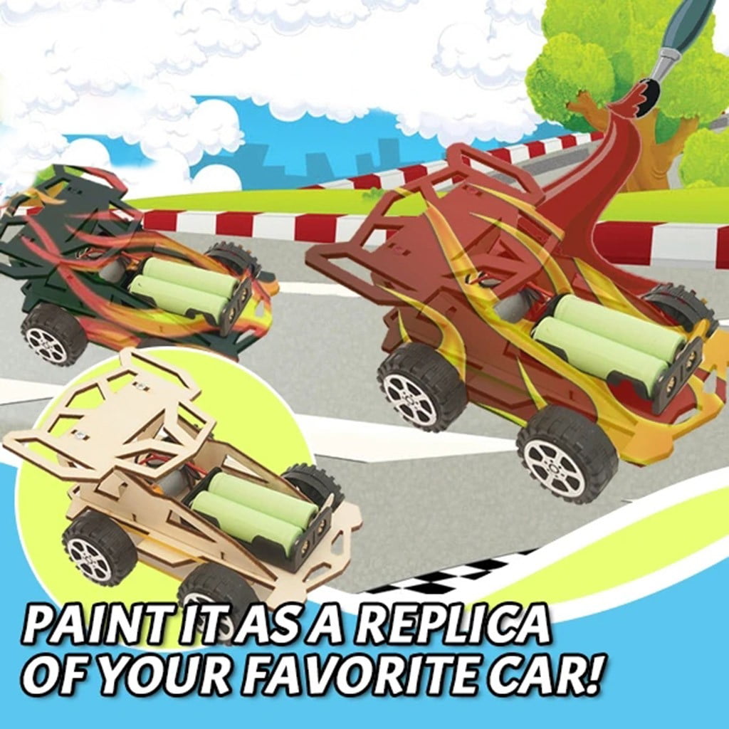 Science DIY Technica Motorized Experiment Car Kits for Kids Educational ...