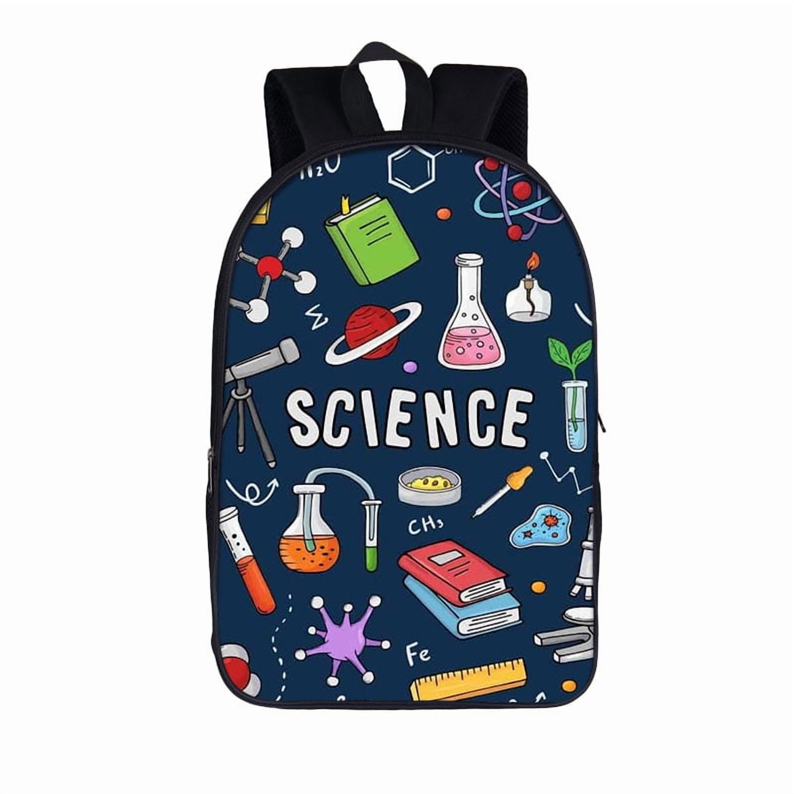 Science Experiment / Math Formula Backpack Bags for Teenager Daypack ...