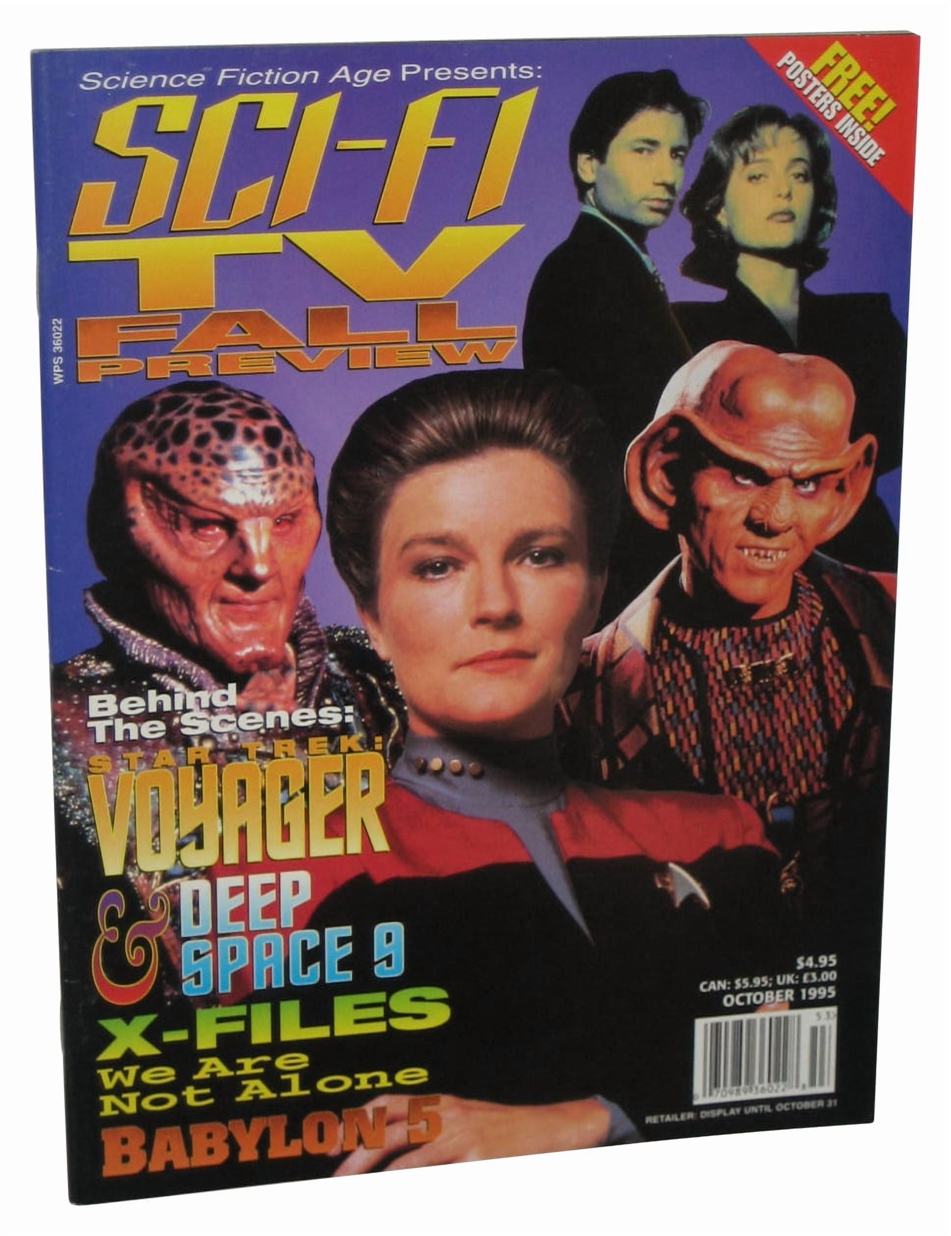 Science Fiction Age Sci-Fi TV Fall Preview October 1995 Magazine Book w ...