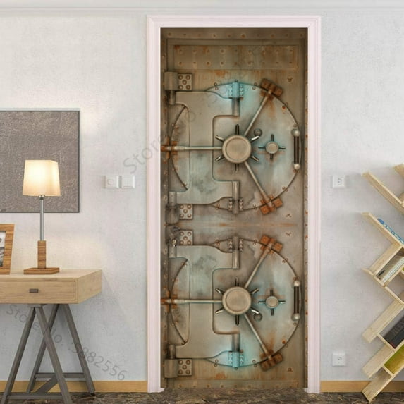 Science Fiction Black Stickers For Home Door Decoration Aesthetic ...