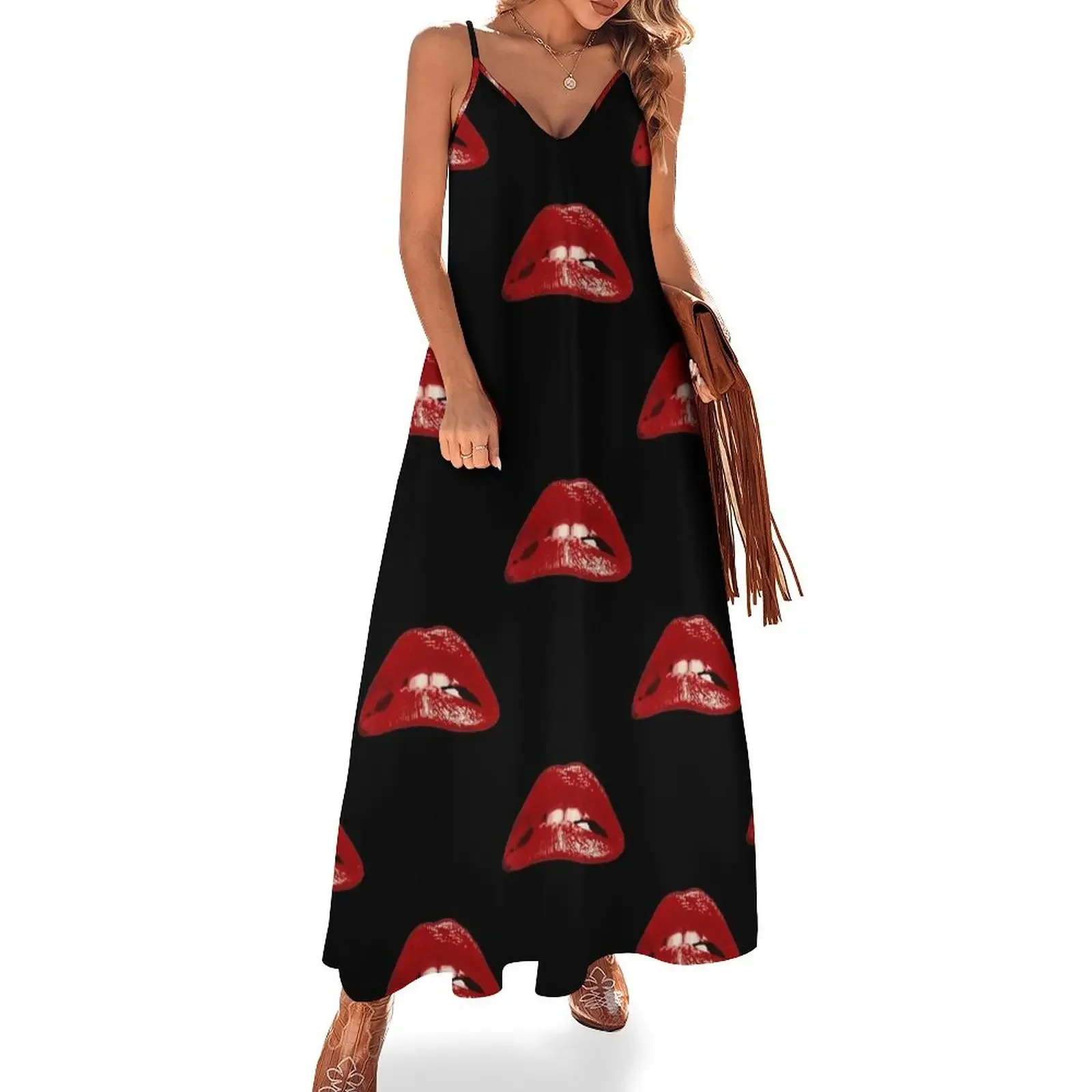 Science Fiction/Double Feature - Lips Sleeveless Dress dresses for ...