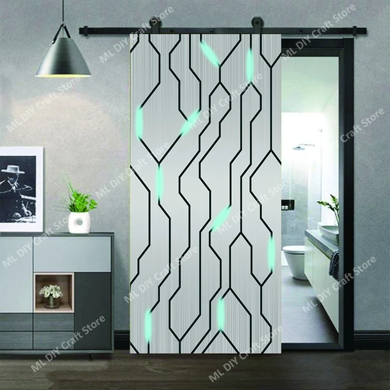 Science Fiction Future Style PVC Self-adhesive Art Mural Living Room ...