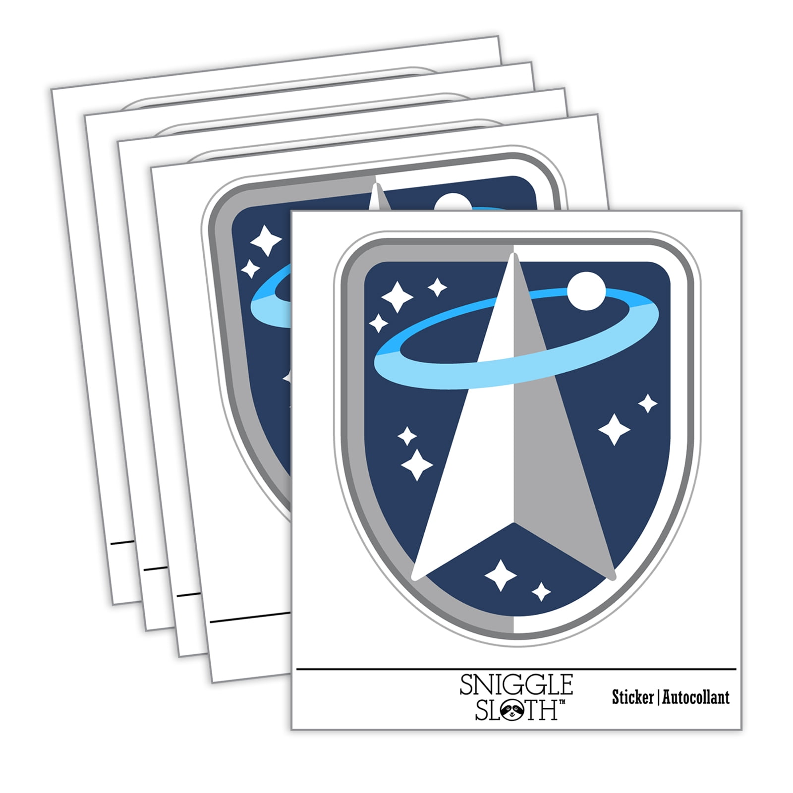 Science Fiction Space Force Orbit Logo Car Window Bumper Water Bottle ...