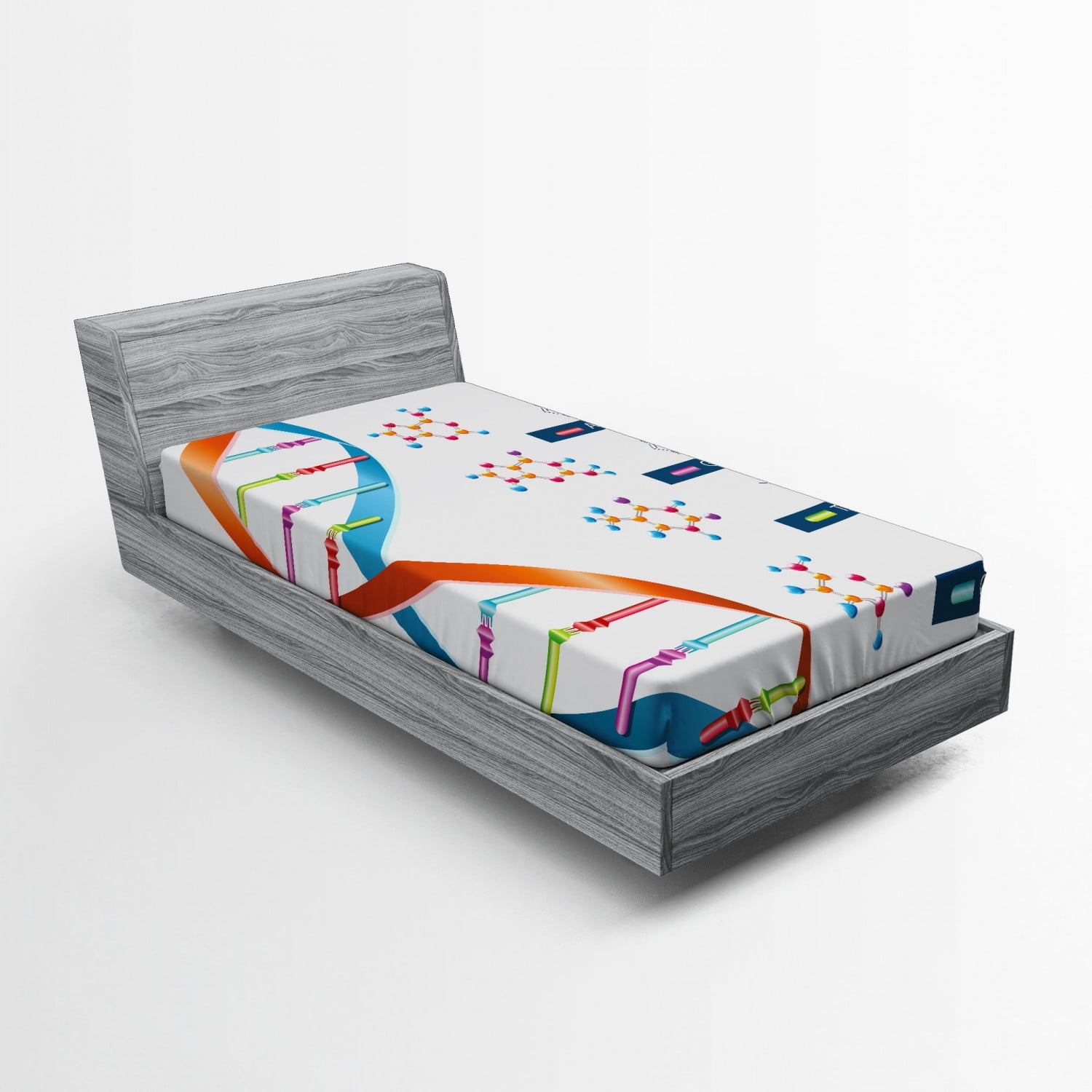 Science Fitted Sheet, DNA Bases Chemistry Biochemistry Biotechnology ...