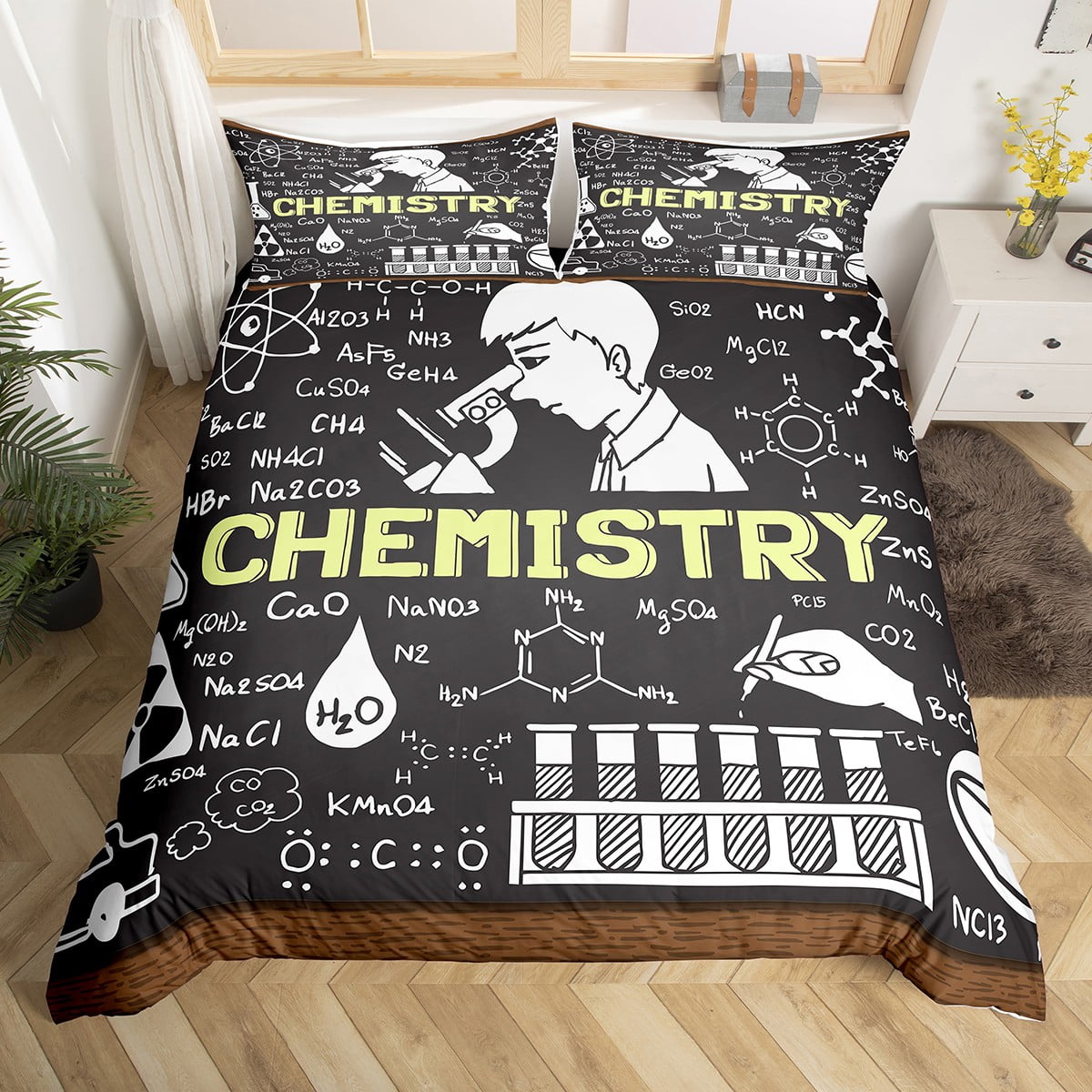 Science Formula Bedding Set Back to School Gifts Duvet Cover Full Size ...