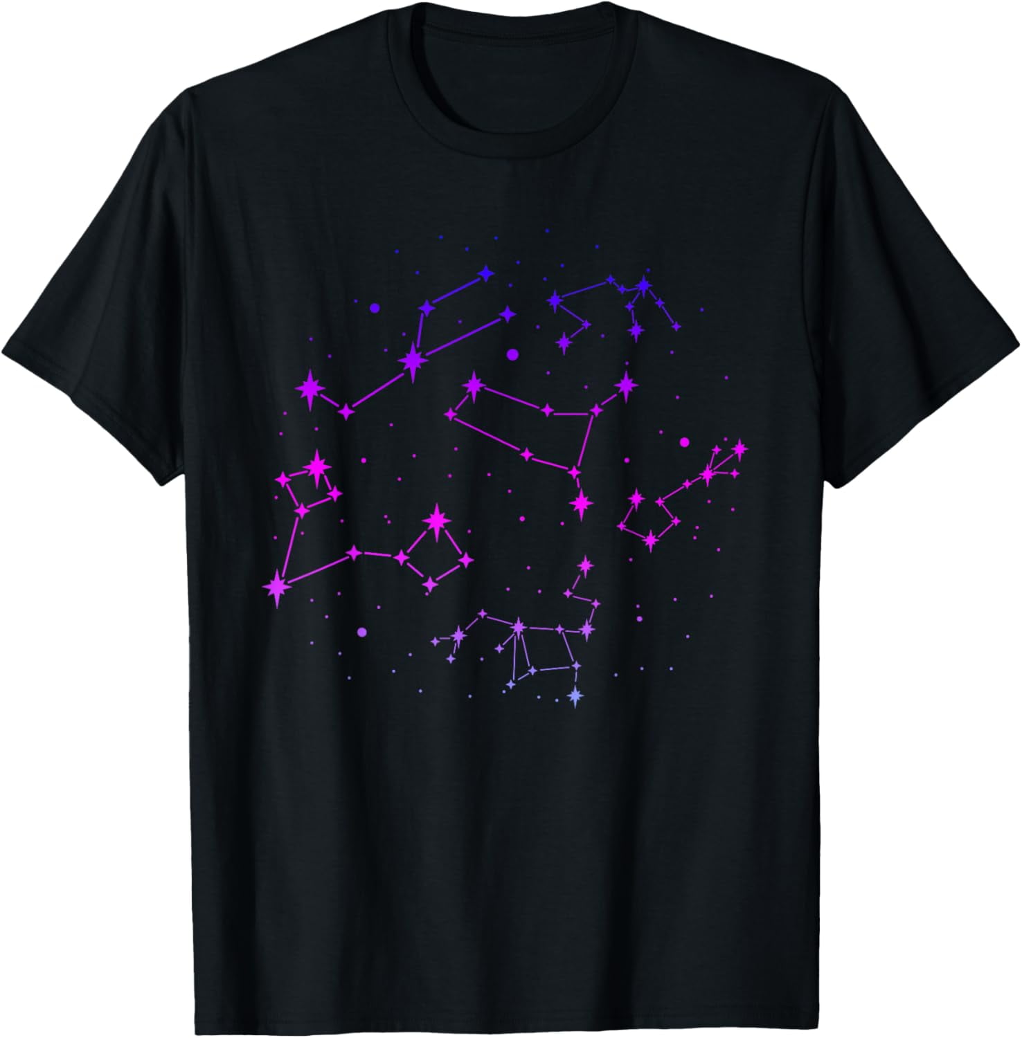 Science Galaxy Outer Space Star Constellations Astronomy T-Shirt ...