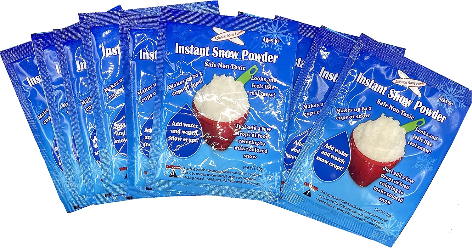 Science Gone Fun Instant Snow Just Add Water! Holiday Experiment ...