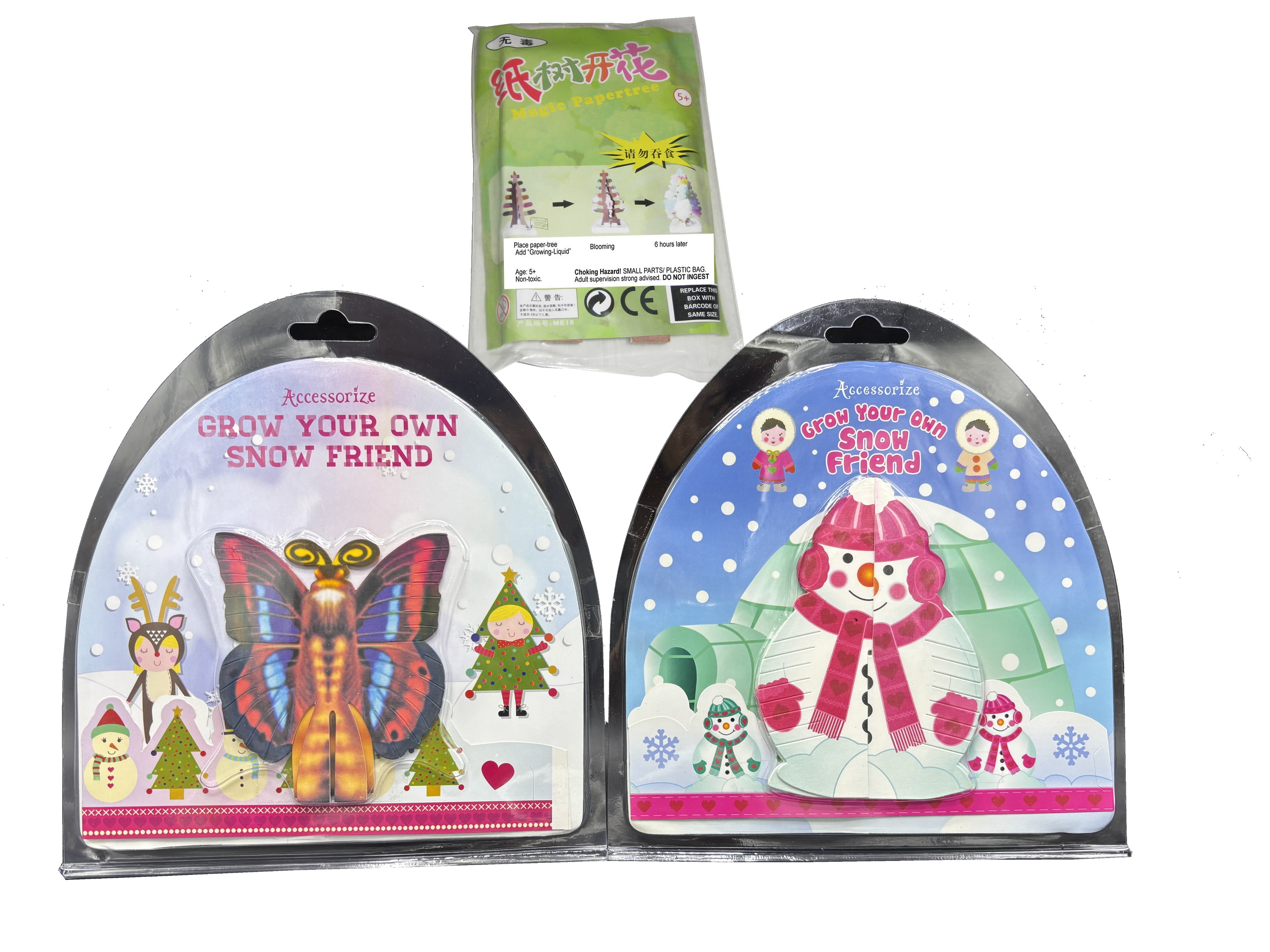 Science Gone Fun® Magic Grow Kit 3-Pack – Holiday Family Bonding, Kids ...