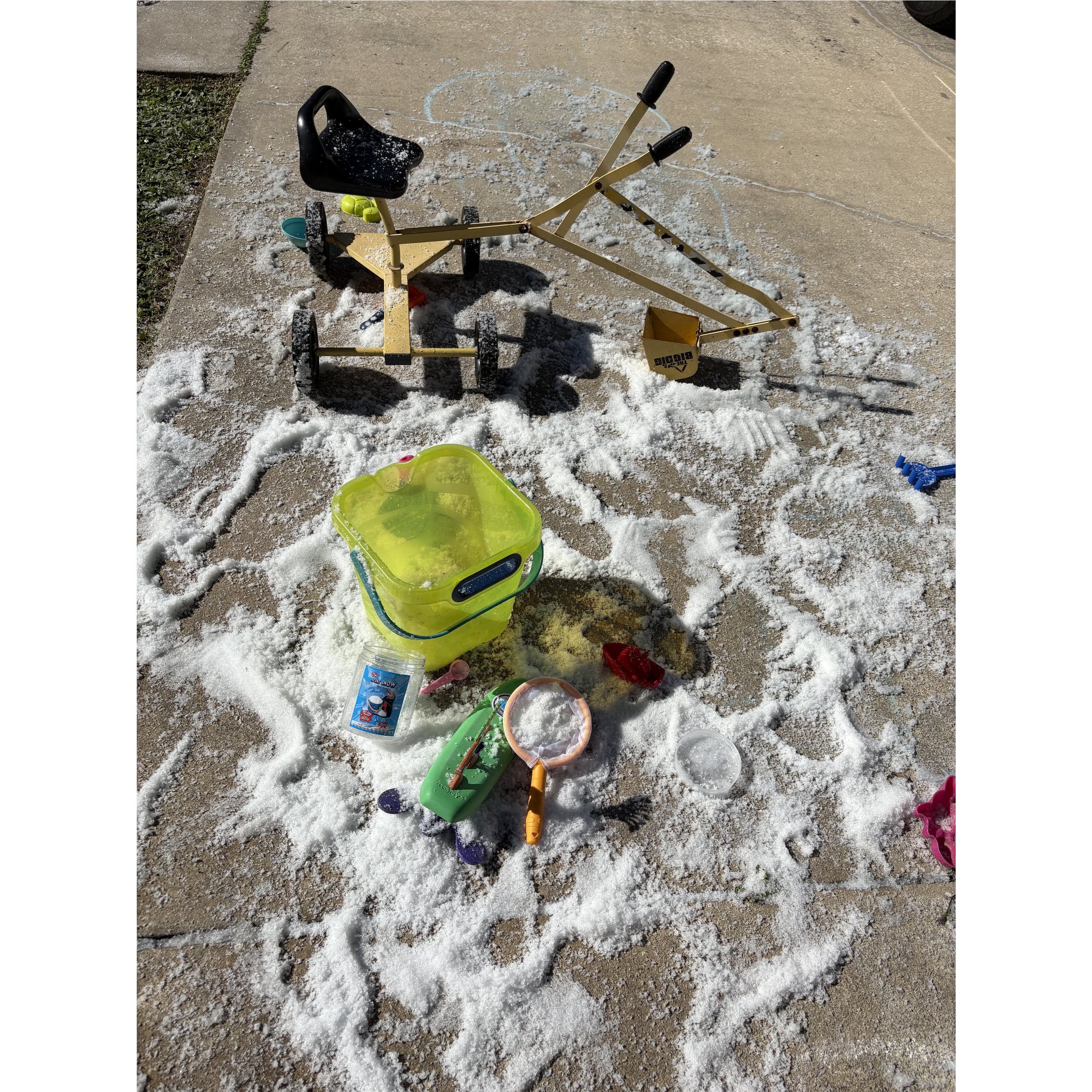 Science Gone Fun Magic Instant Expanding Snow Powder 4 x 1 Pound Jar ...