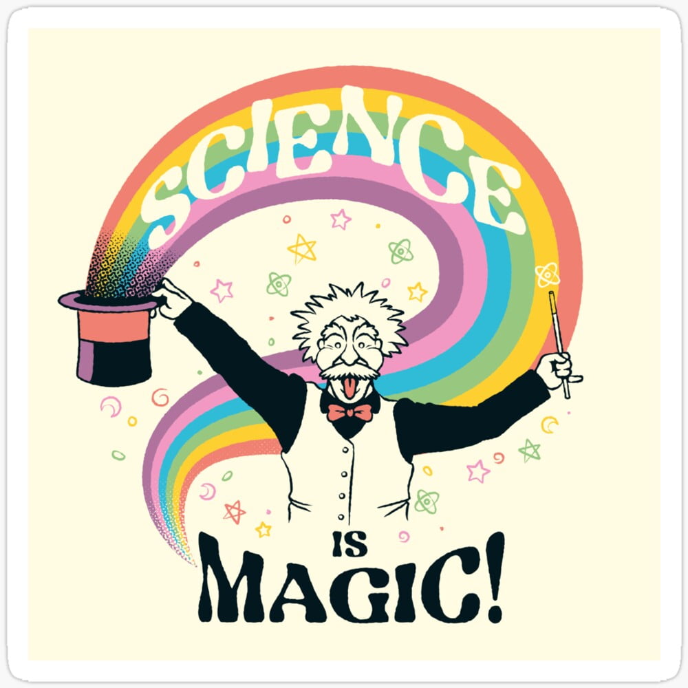 Science Is Magic Sticker Phone Decal Water Bottle Stickers Car Decals ...