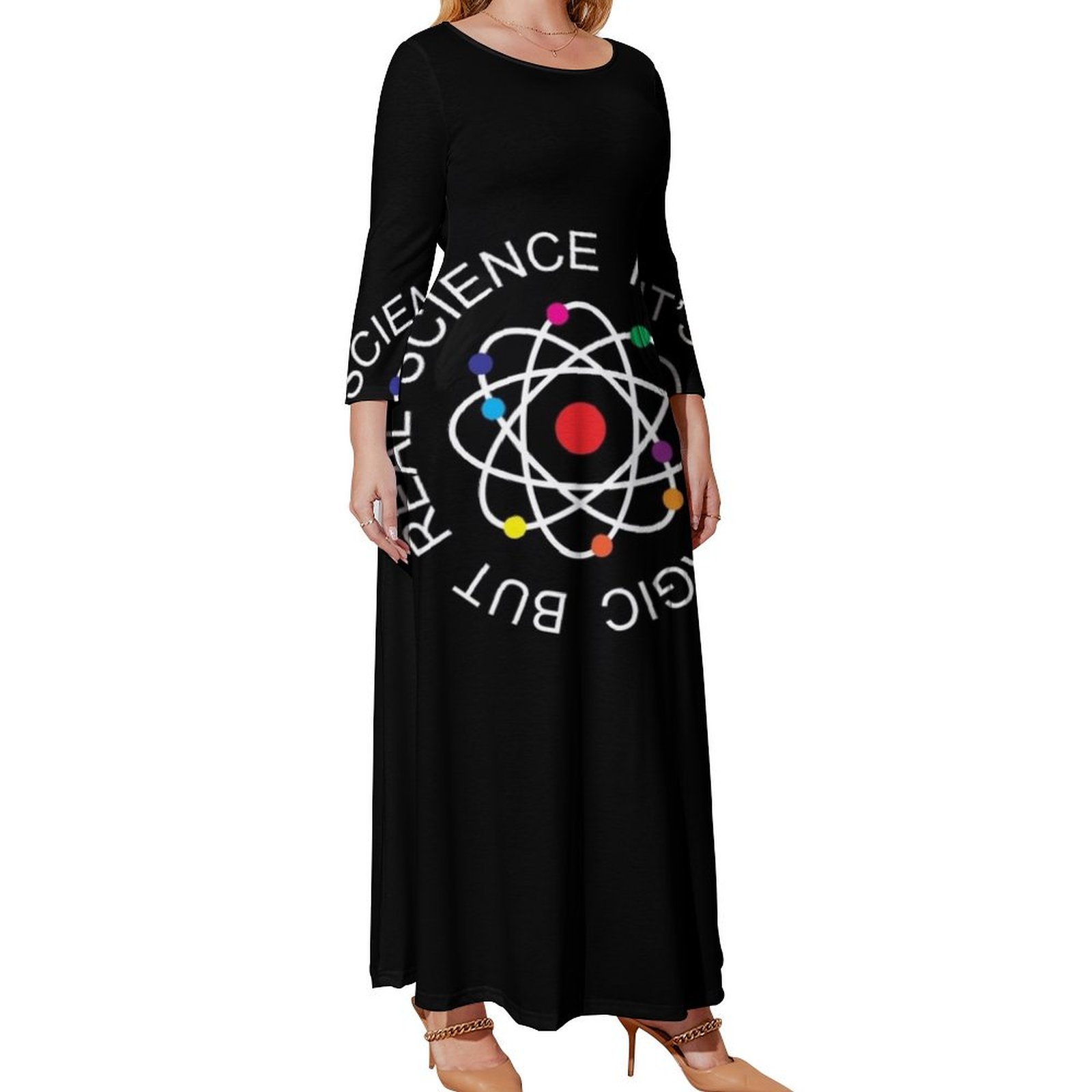 Science It's Like Magic But Real Long Sleeved Dress beach dresses ...