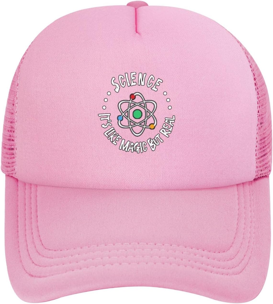 Science It's Like Magic But Real Trucker Hat High Crown Mesh Back ...