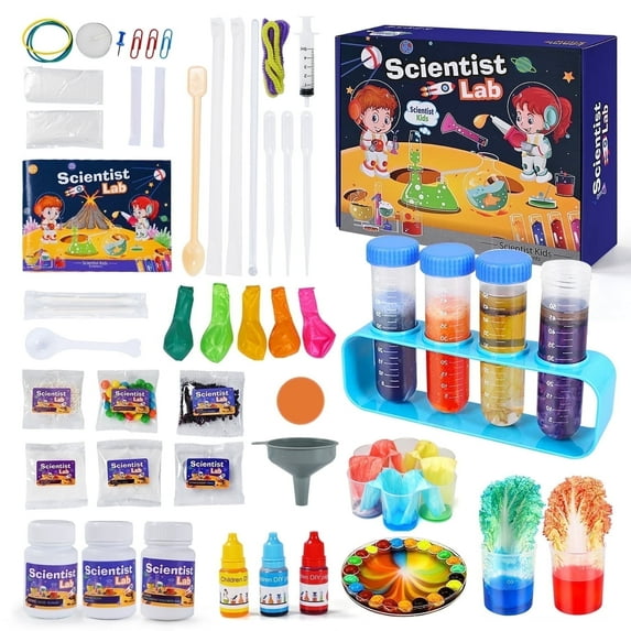 QIAHO Science Kits for Kids 60+ Experiments STEM Educational Toys for ...