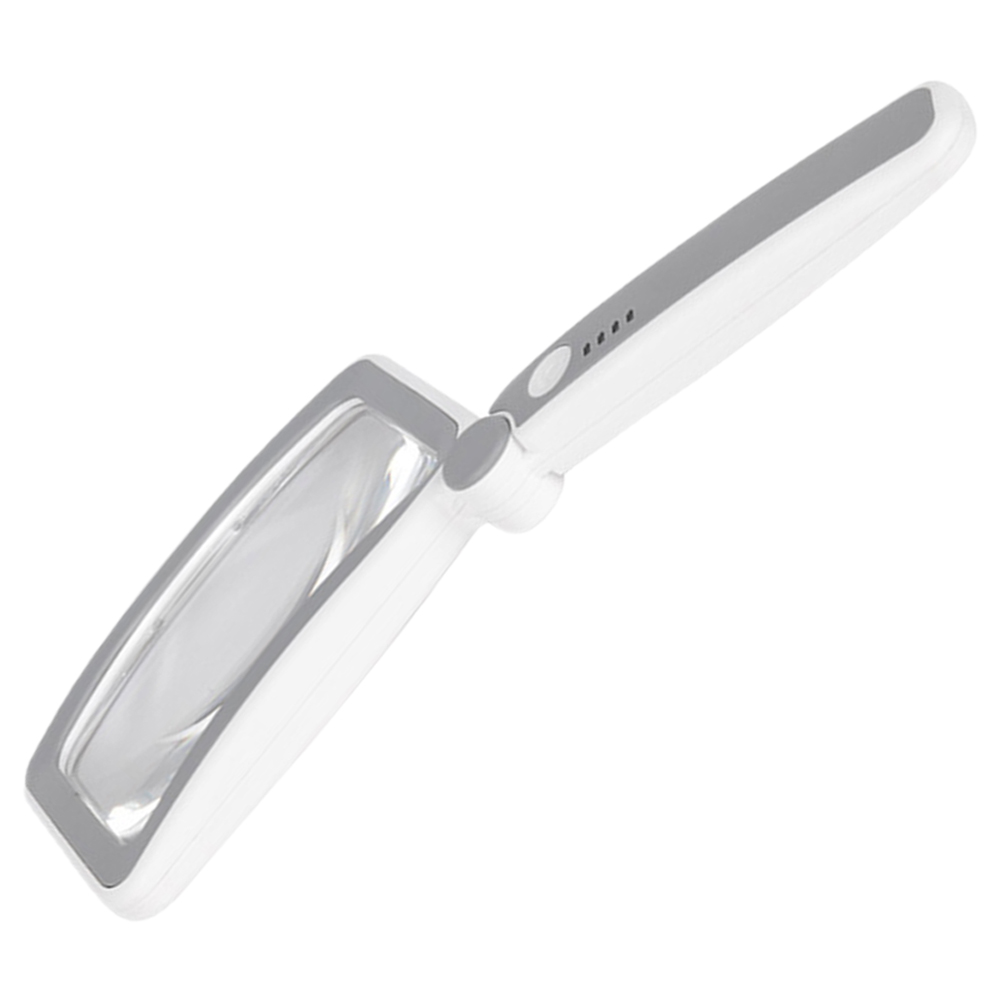 Science Magnifying Glass Observation Magnifier Handheld Charge Lighted ...