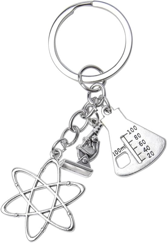Science Microscope Gifts for Women Men PHD Keychains for Mom Dad ...