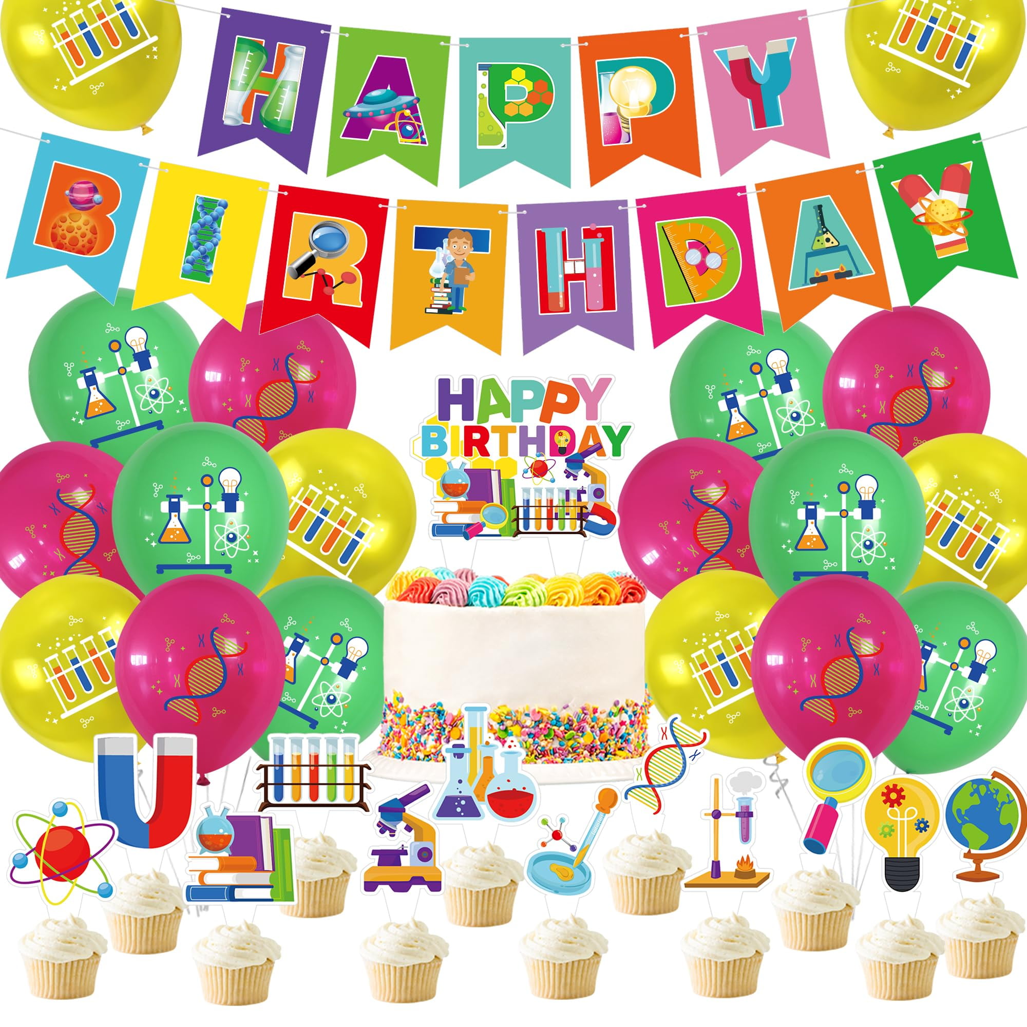 Science Party Decorations, Mad Scientist Party AFN1Supplies, Chemistry ...