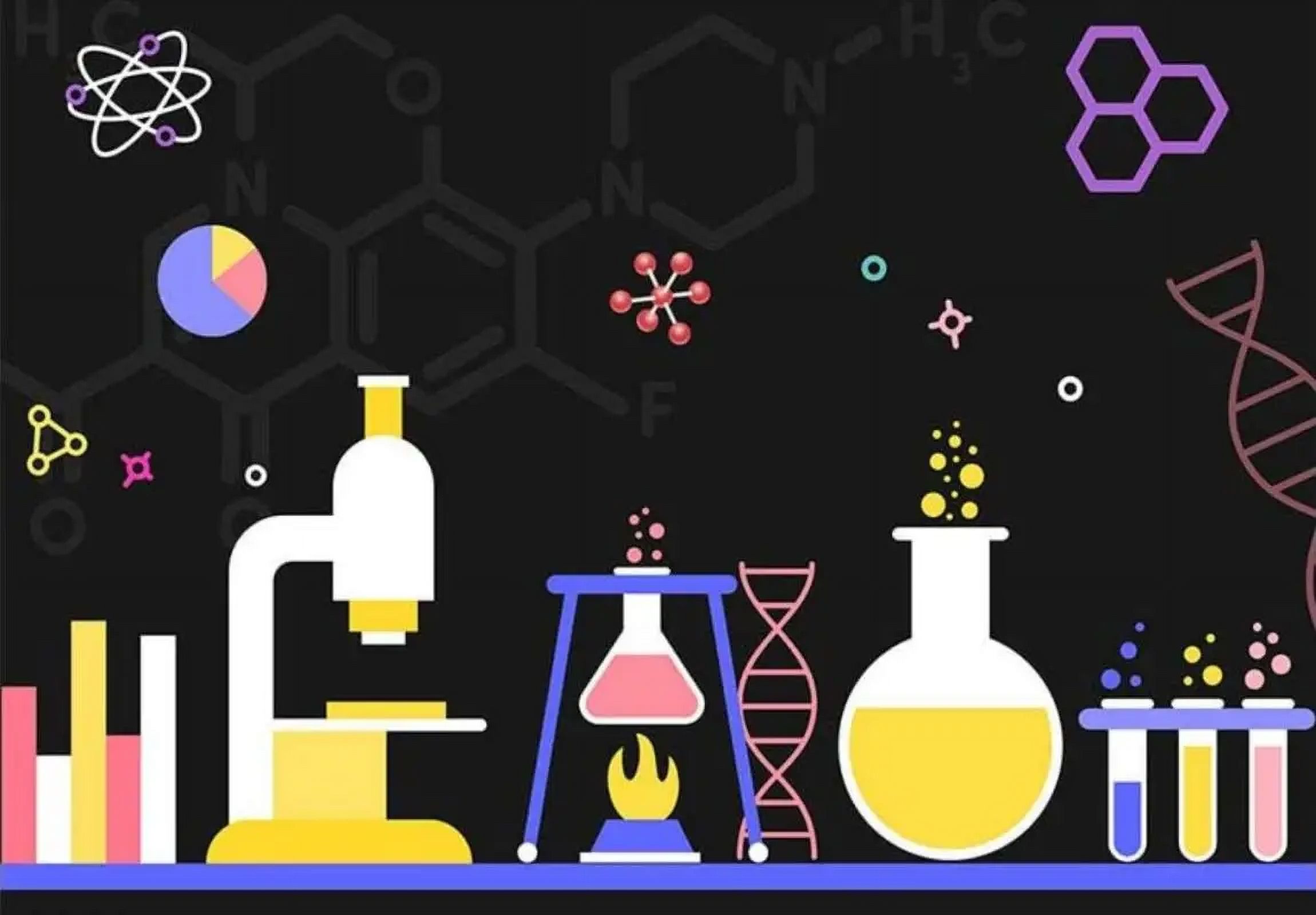 Science Photo Background Fun Scientist Photography Backdrops Mad Baby ...